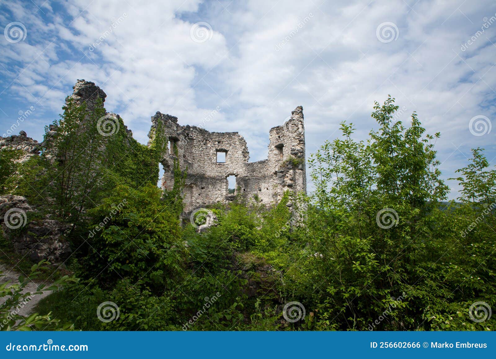 Ruins of Ancient Old Town in Samobor Stock Photo - Image of mountain, castle: 256602666
