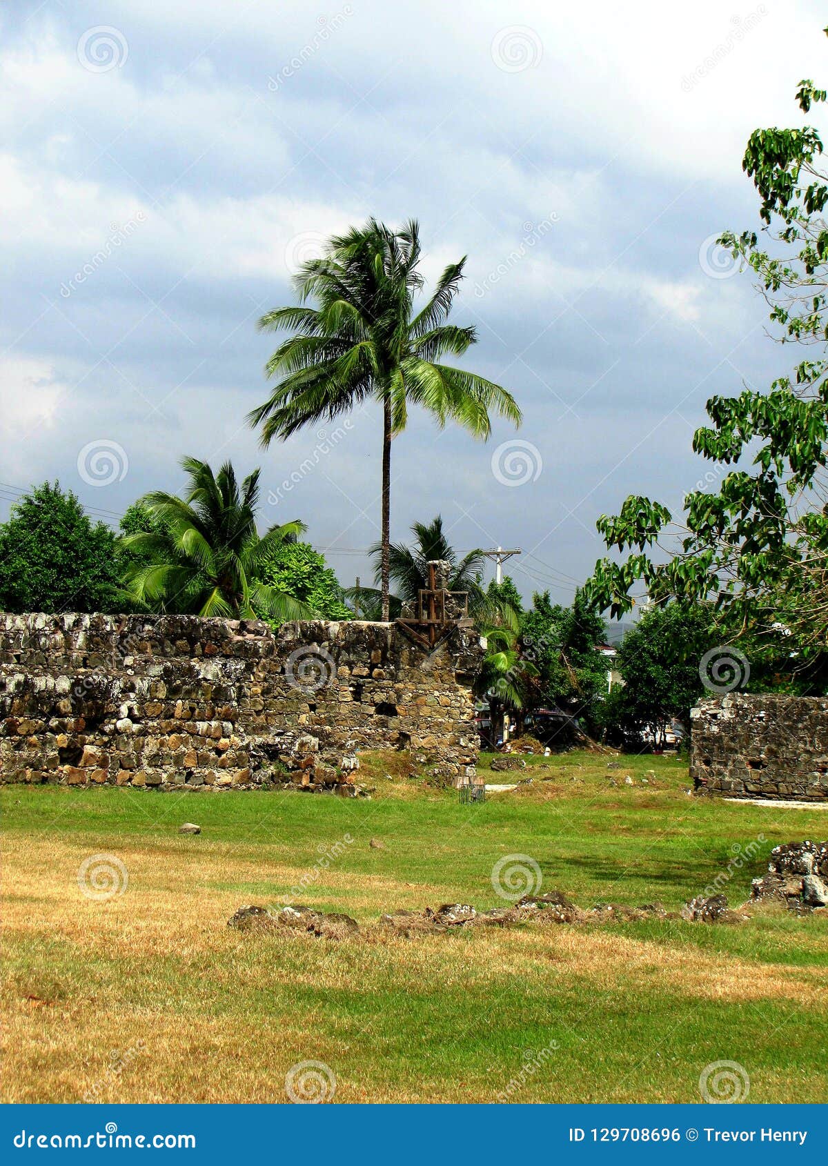 Panama ruins stock photo. Image of ruins, stones, panama - 129708696