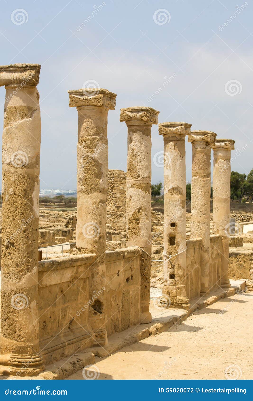 Ruins of ancient Paphos stock photo. Image of greek, city - 59020072