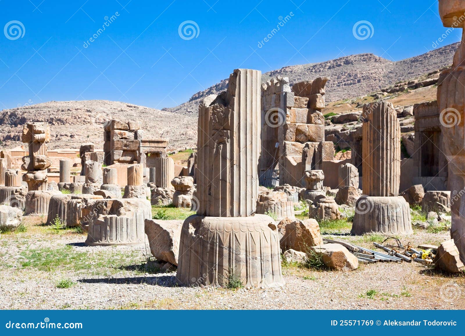 Ruins of Ancient Persepolis Iran Stock Image - Image of side, handsome ...