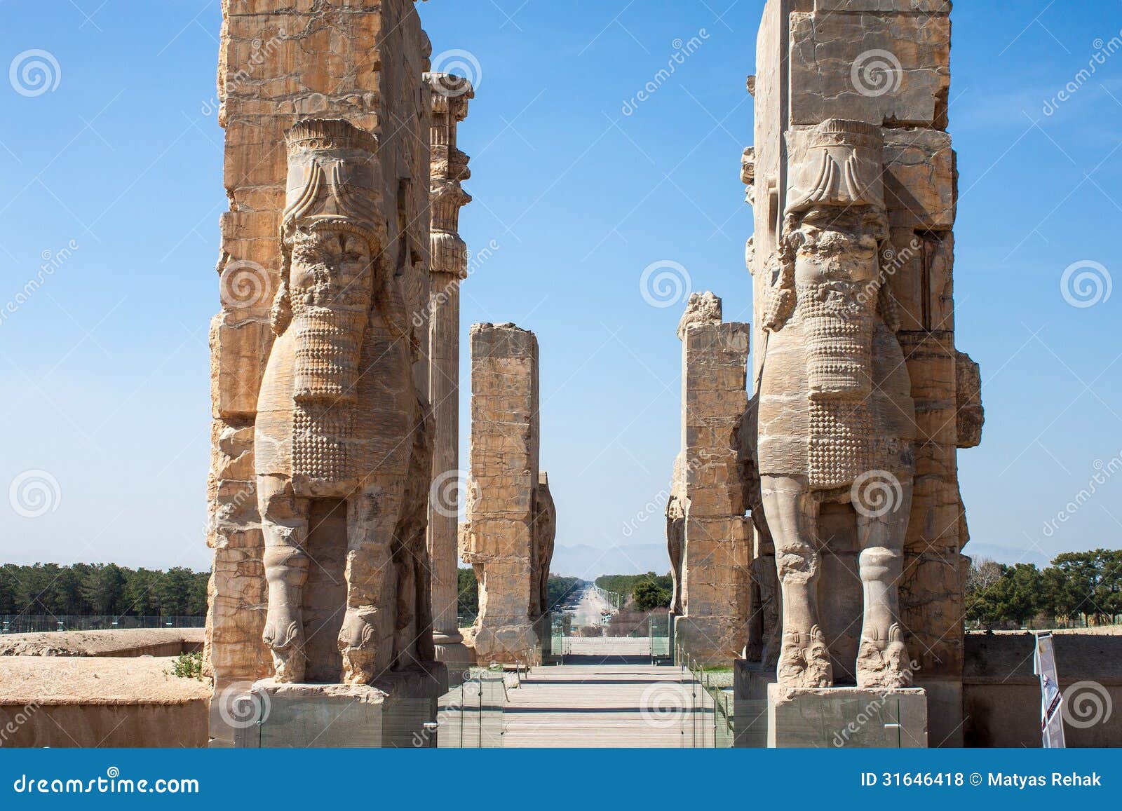 Ruins of Ancient Persepolis Stock Photo - Image of marble, asia: 31646418