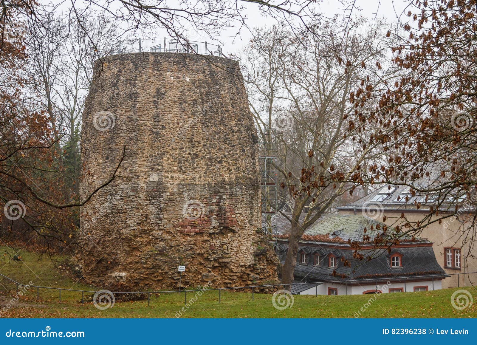 Ruins of the Ancient Roman Tomb in Mainz Stock Photo - Image of ...