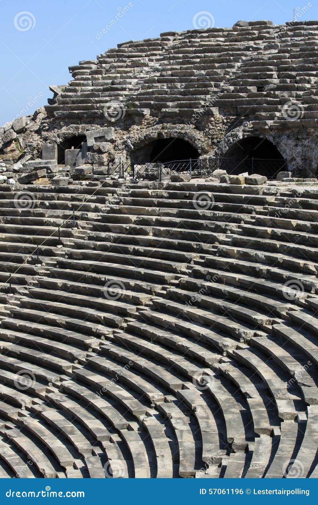The ruins of ancient Side stock photo. Image of history - 57061196