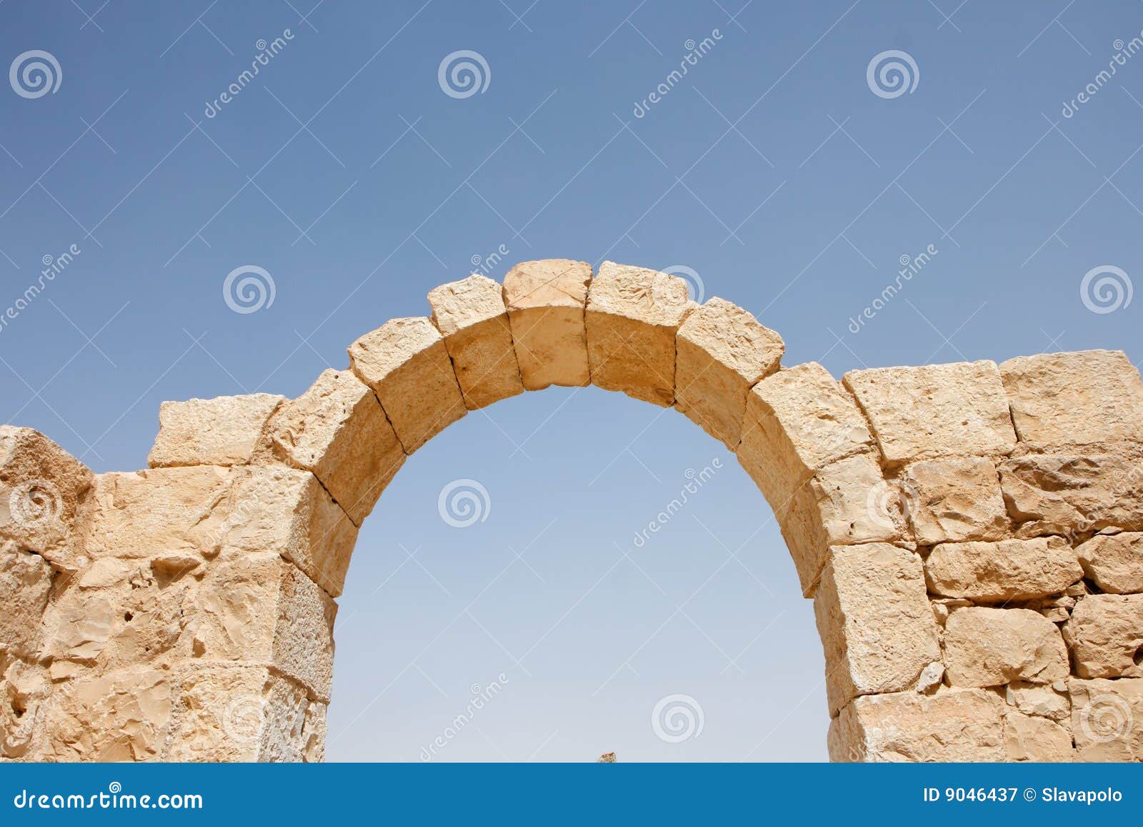 Ruins Of Ancient Stone Arch Stock Image - Image of arch, architecture ...
