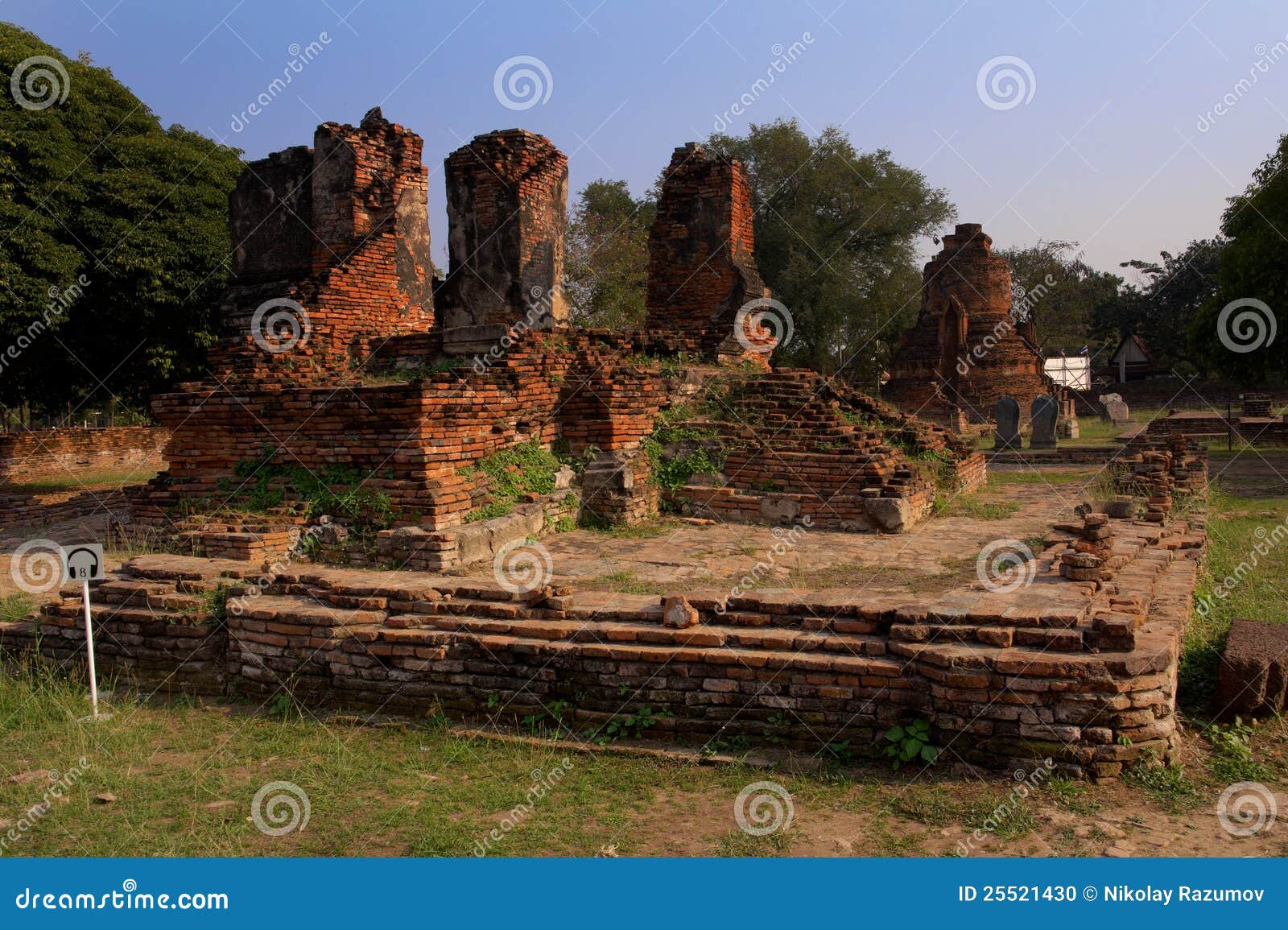The Ruins of an Ancient Temple Stock Photo - Image of oriental, north ...