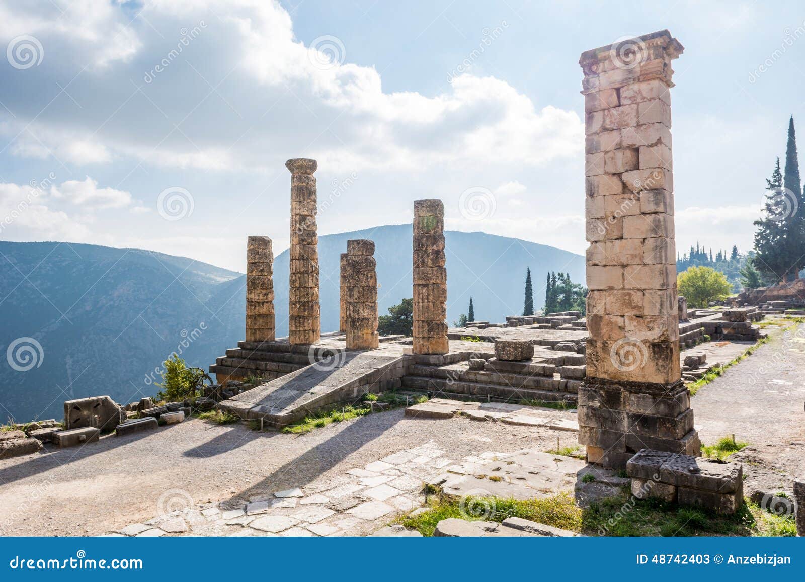 God Apollo In Greek Mythology (Phoebus - In Roman Mythology) Stock ...