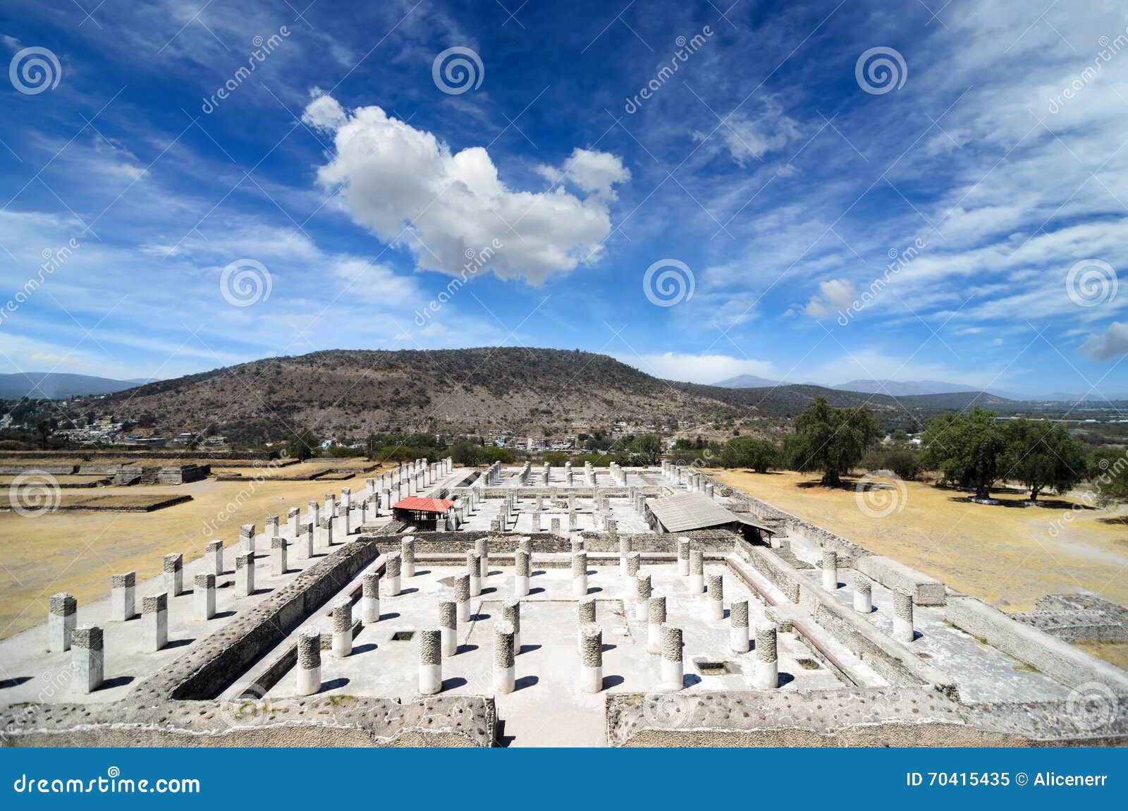 Ruins of Ancient Toltec Civilization Stock Image - Image of hidalgo ...