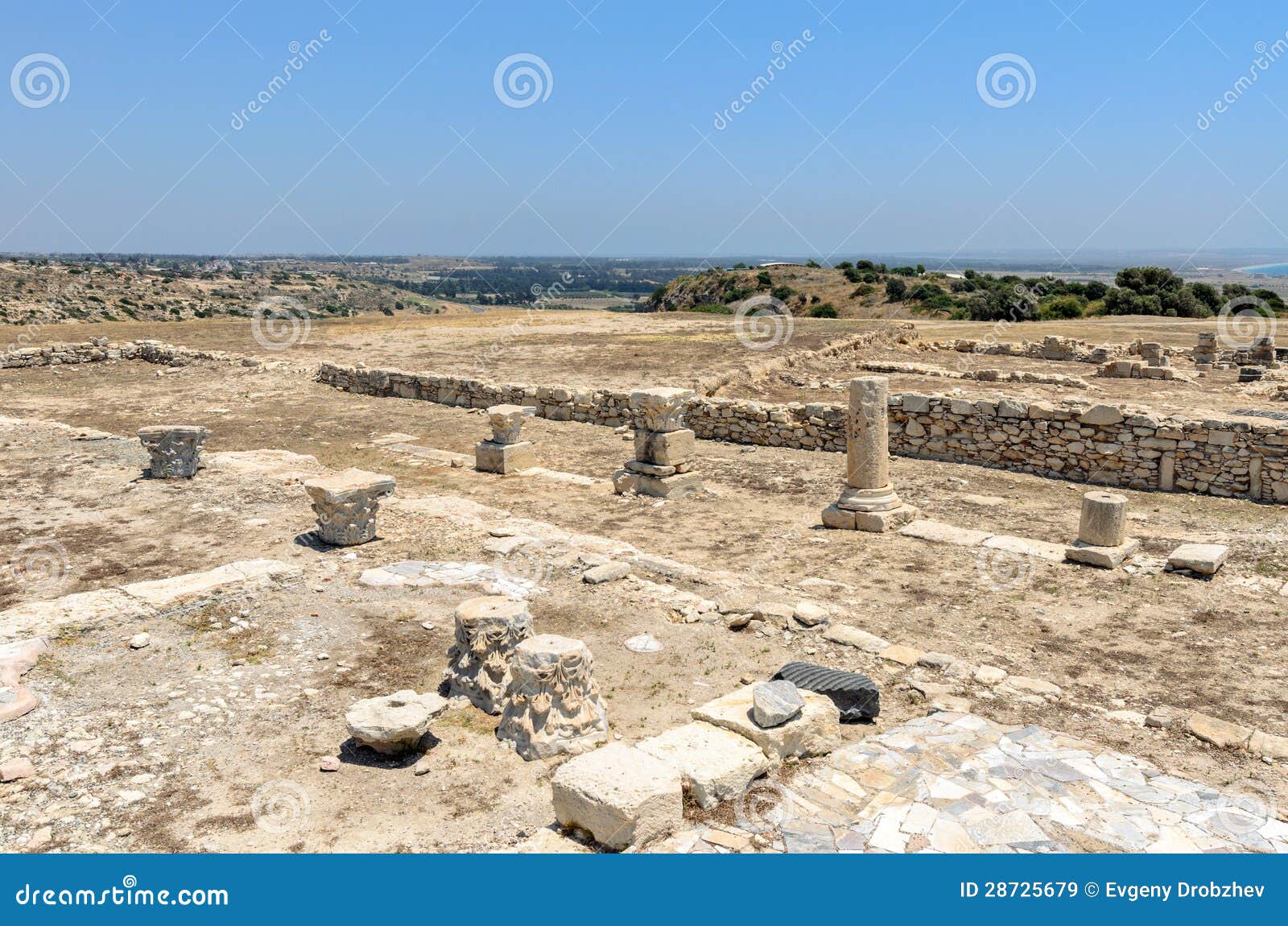 Ruins of Ancient Town on Cyprus Stock Image - Image of history, famous ...