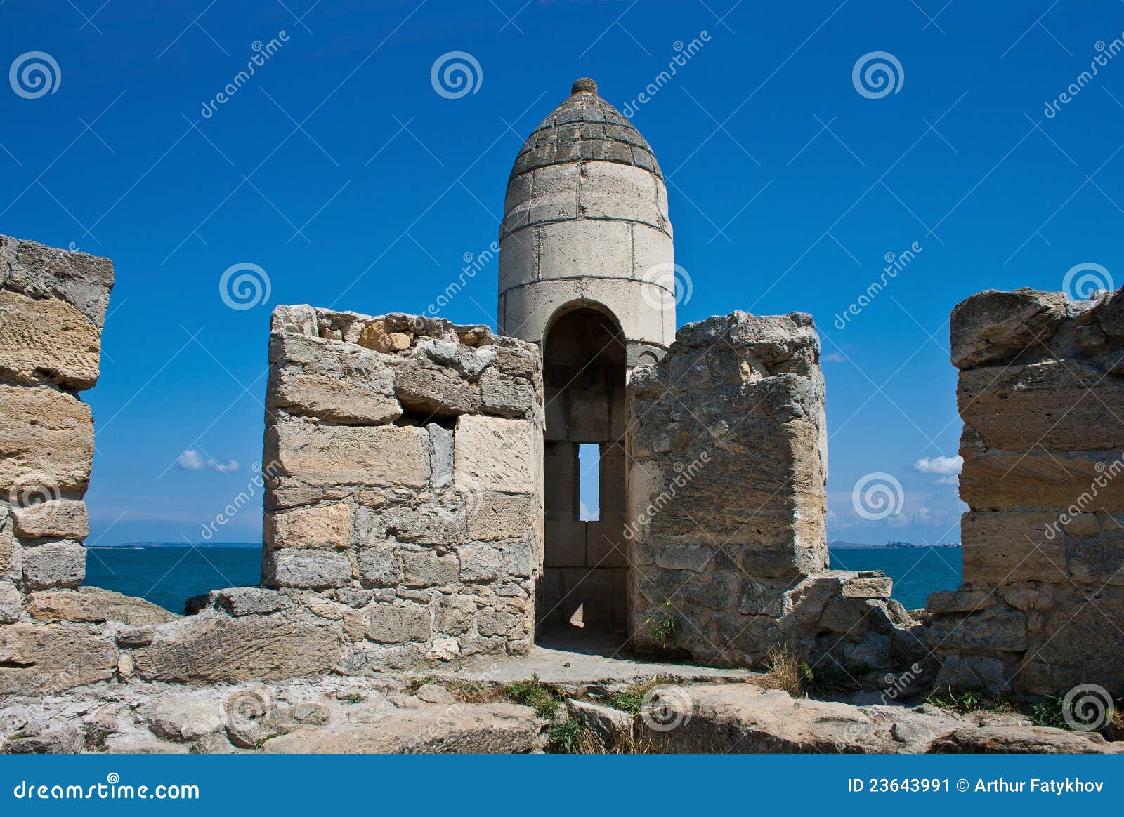 Ruins of Ancient Turkish Fortress. Stock Image - Image of nature ...