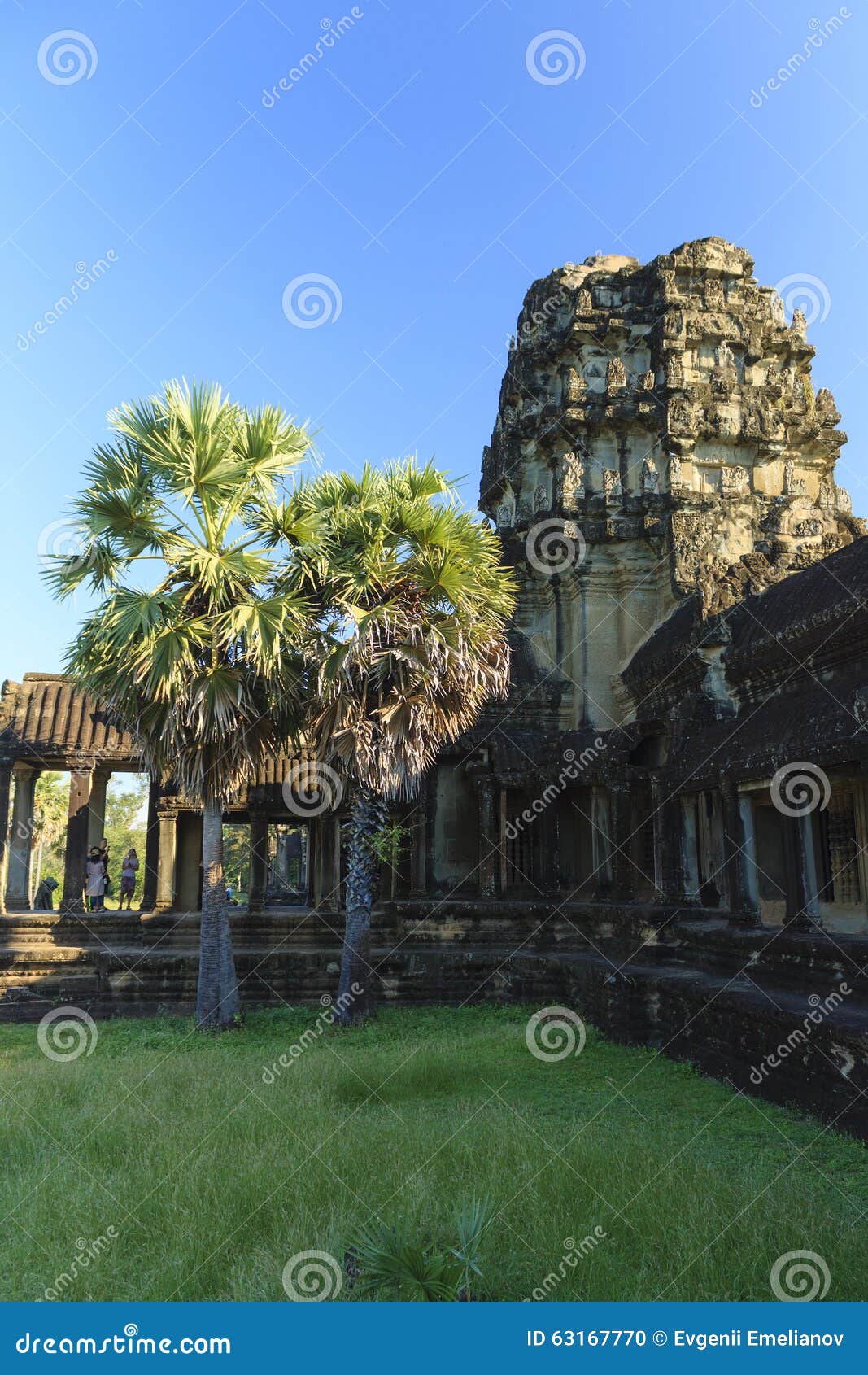 Ruins of Angkor wat editorial image. Image of palm, culture - 63167770