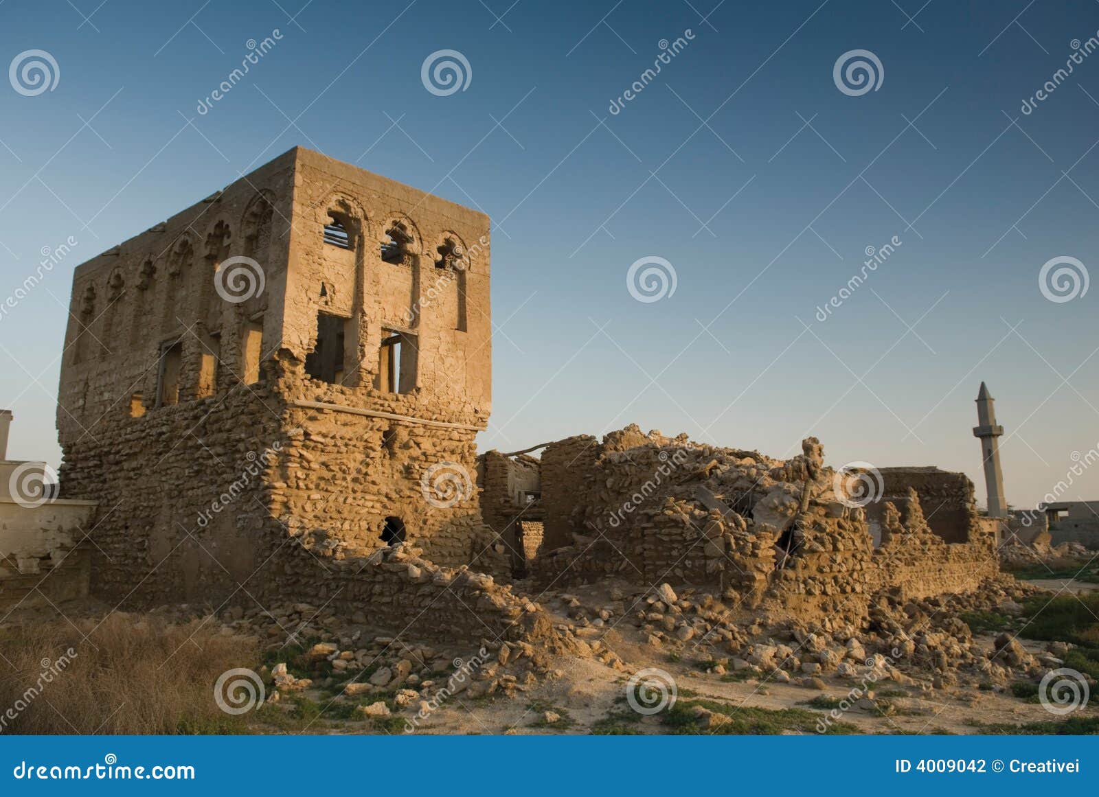 Ruins of Arab forts stock photo. Image of high, dead, attraction - 4009042