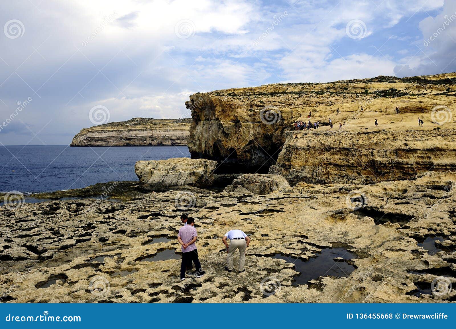 The Ruins of the Azure Window Editorial Stock Photo - Image of window ...