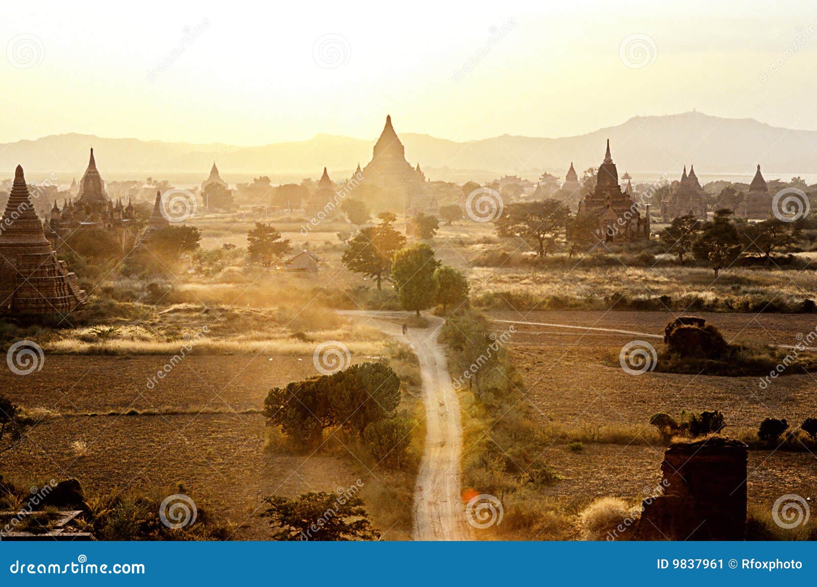 Ruins of Bagan- Burma (Myanmar) Stock Image - Image of buddhism, colour ...