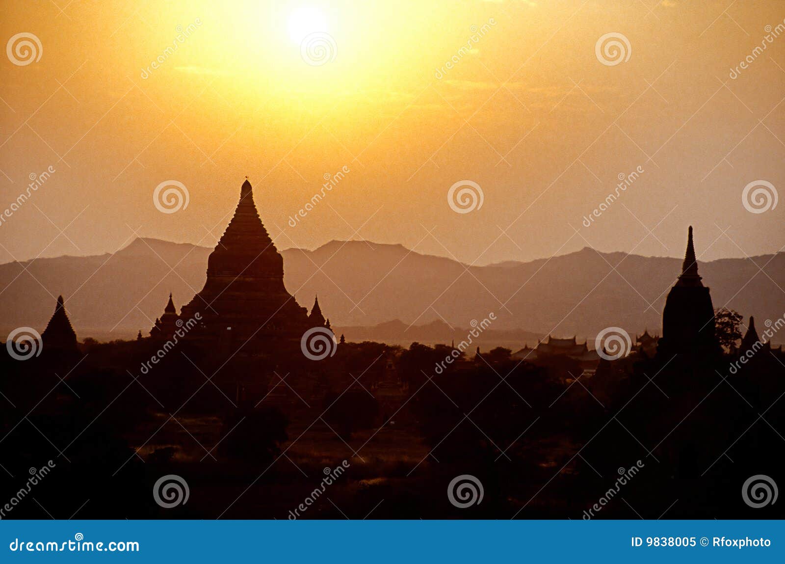 Ruins- Bagan, Myanmar (Burma) Stock Image - Image of dawn, 10th: 9838005