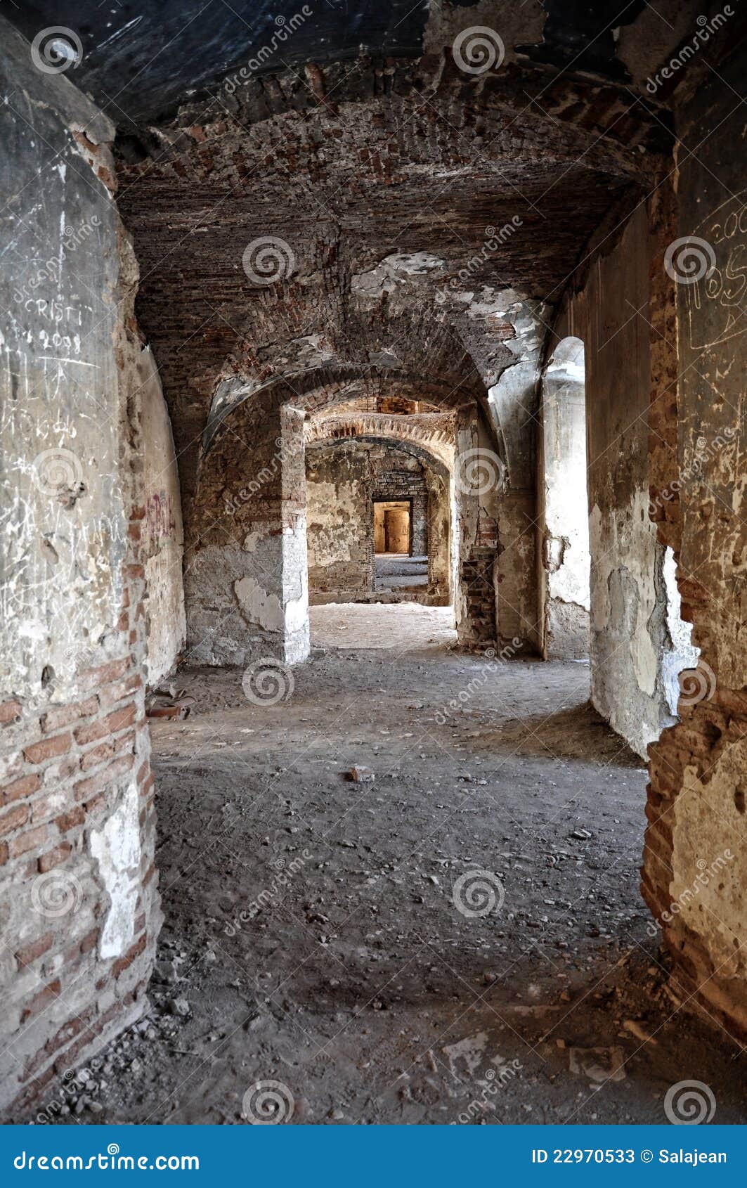 The Ruins of Banffy Castle in Bontida, Romania Stock Image - Image of ...