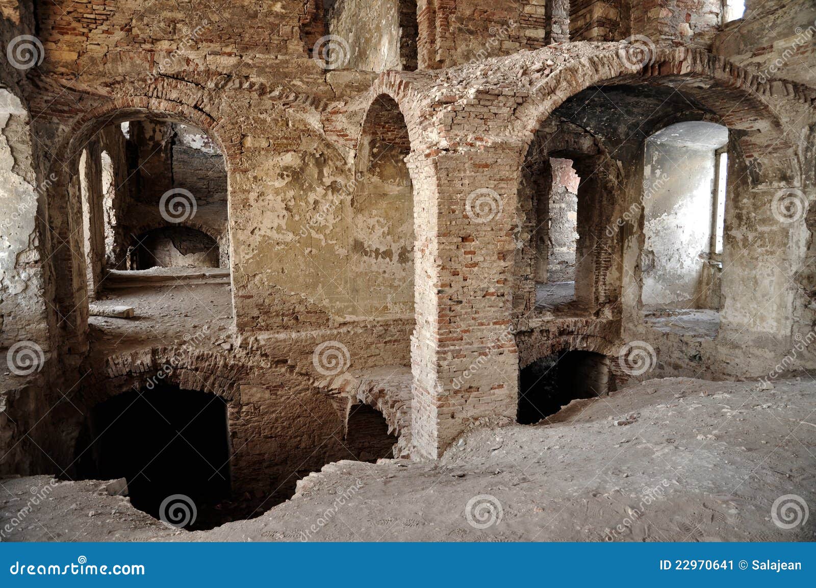 The Ruins of Banffy Castle in Bontida, Romania Stock Image - Image of ...