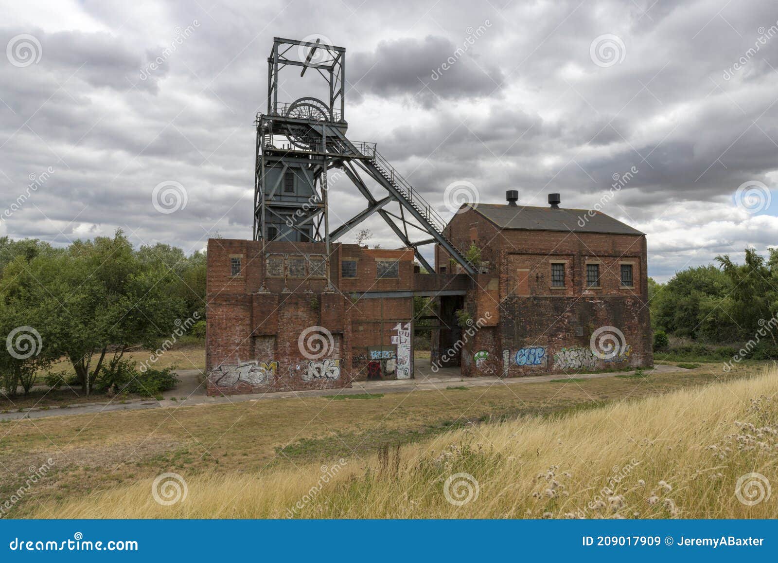 The Ruins of Barnsley Main Colliery Stock Image - Image of building ...