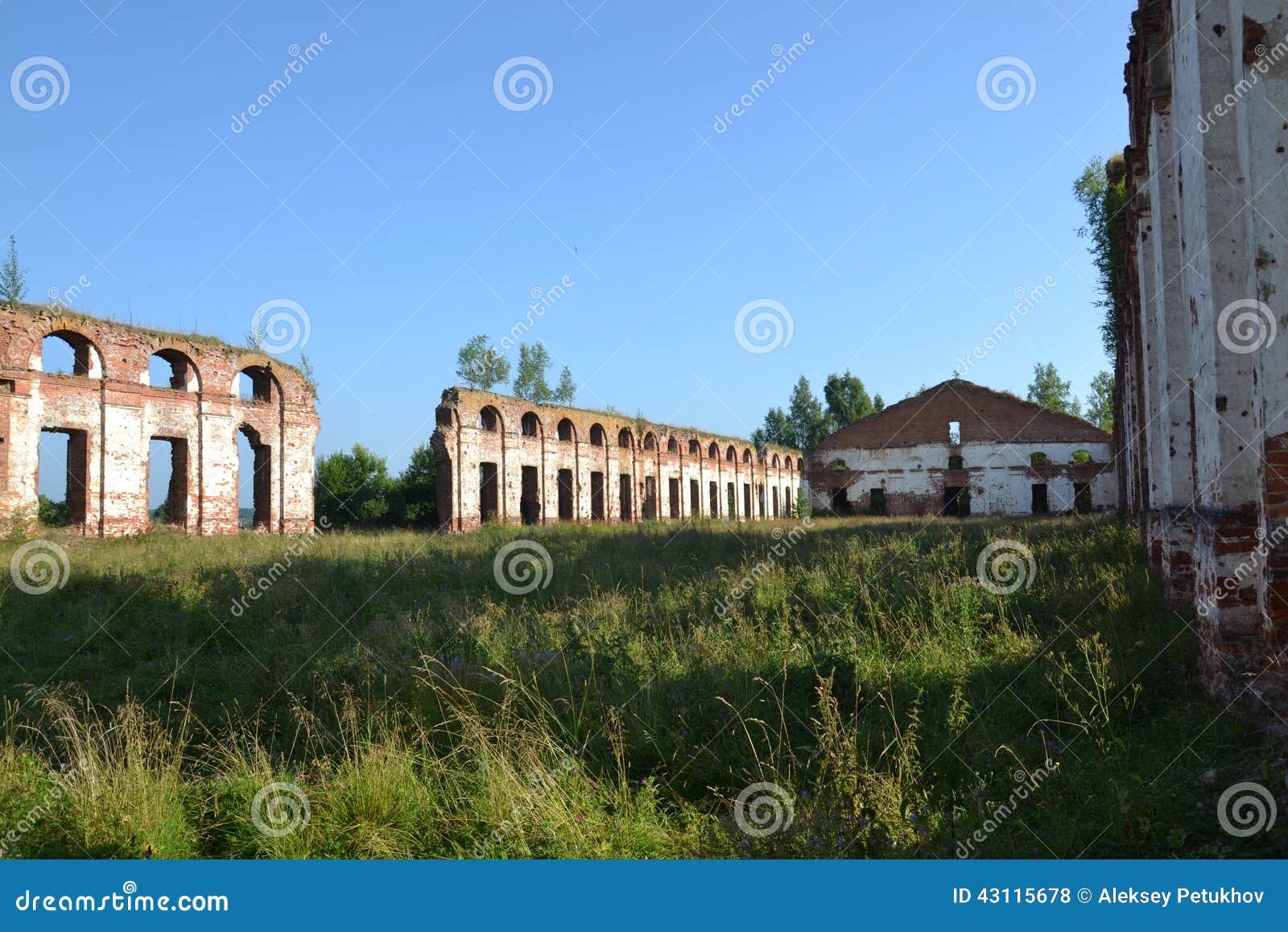 Ruins, Barracks, Antiquity, History, Town, Russia Stock Photo - Image ...