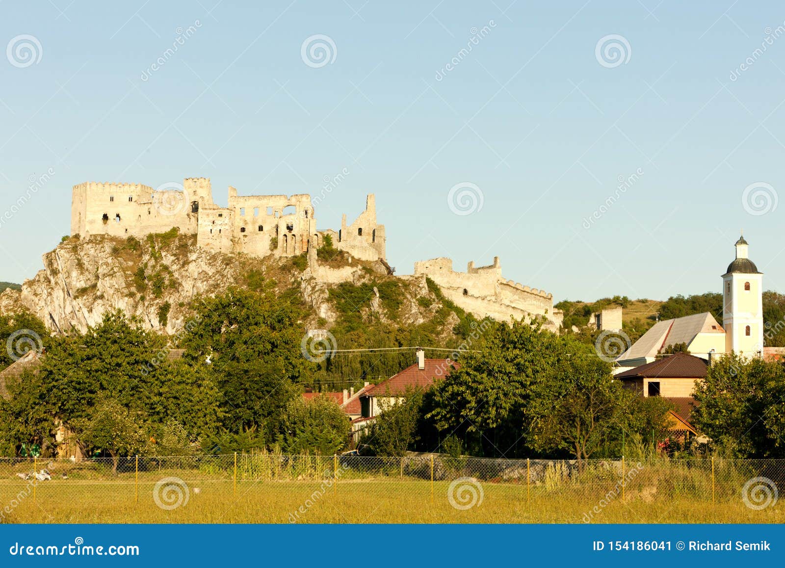 Ruins of Beckov Castle, Slovakia Stock Image - Image of outside, castle ...