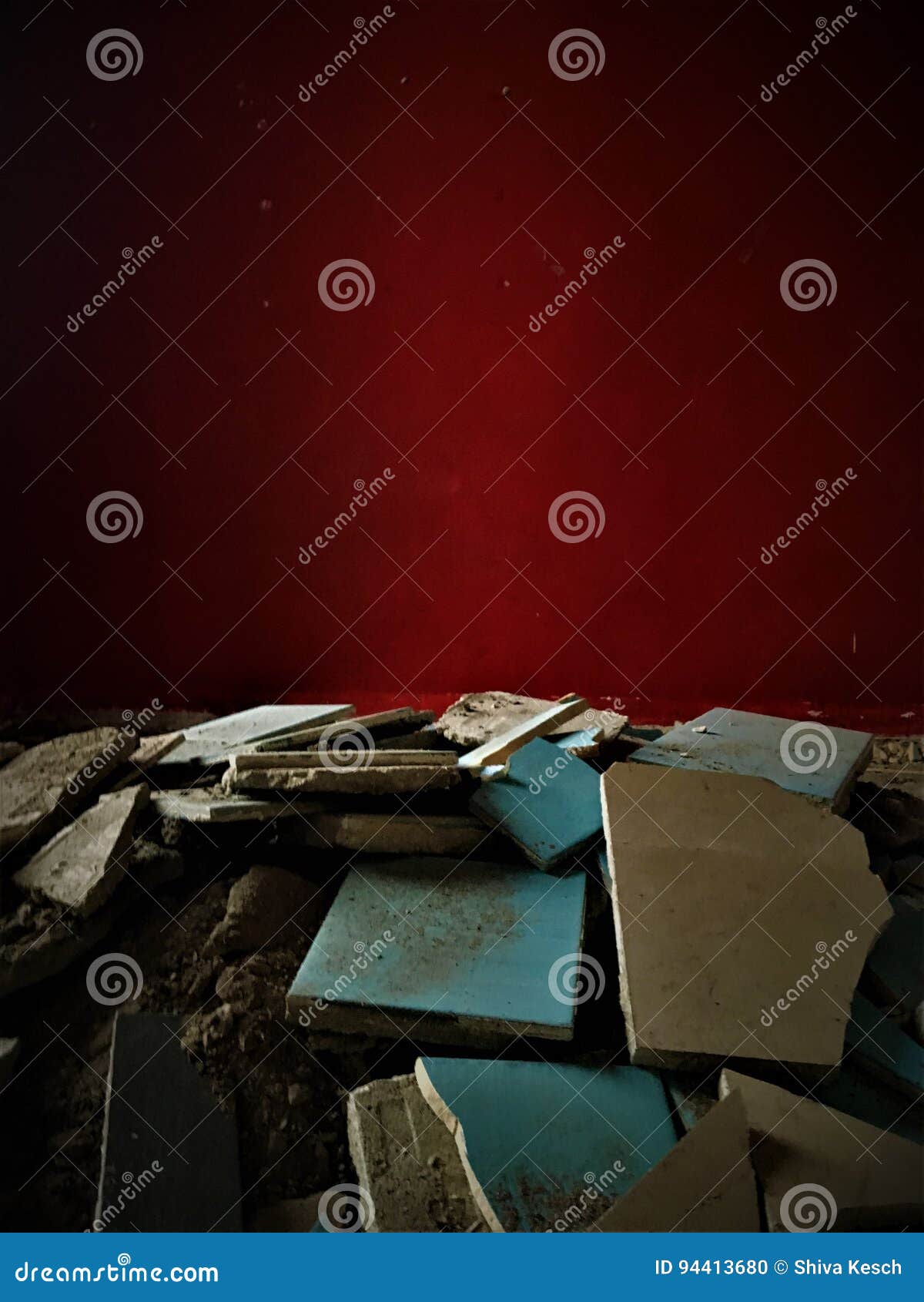 Ruins and blood stock photo. Image of home, demolition - 94413680