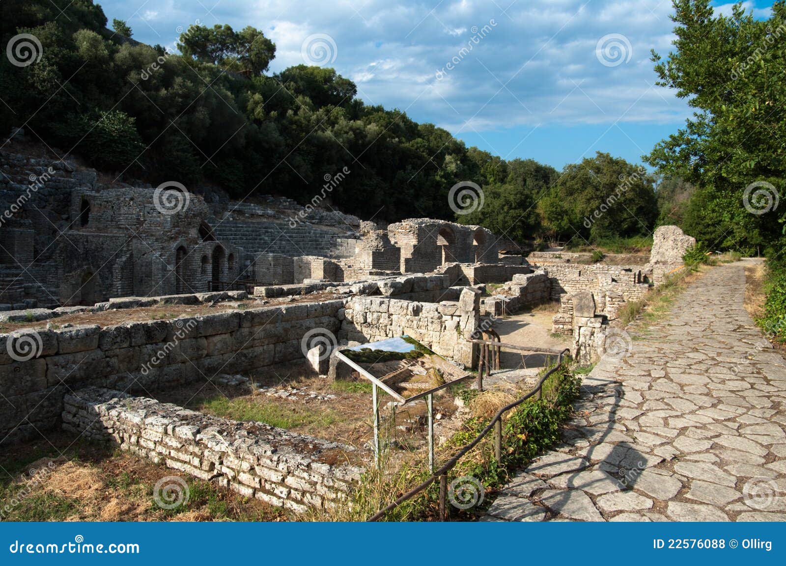 Ruins of Butrint, Albania stock photo. Image of excavation - 22576088
