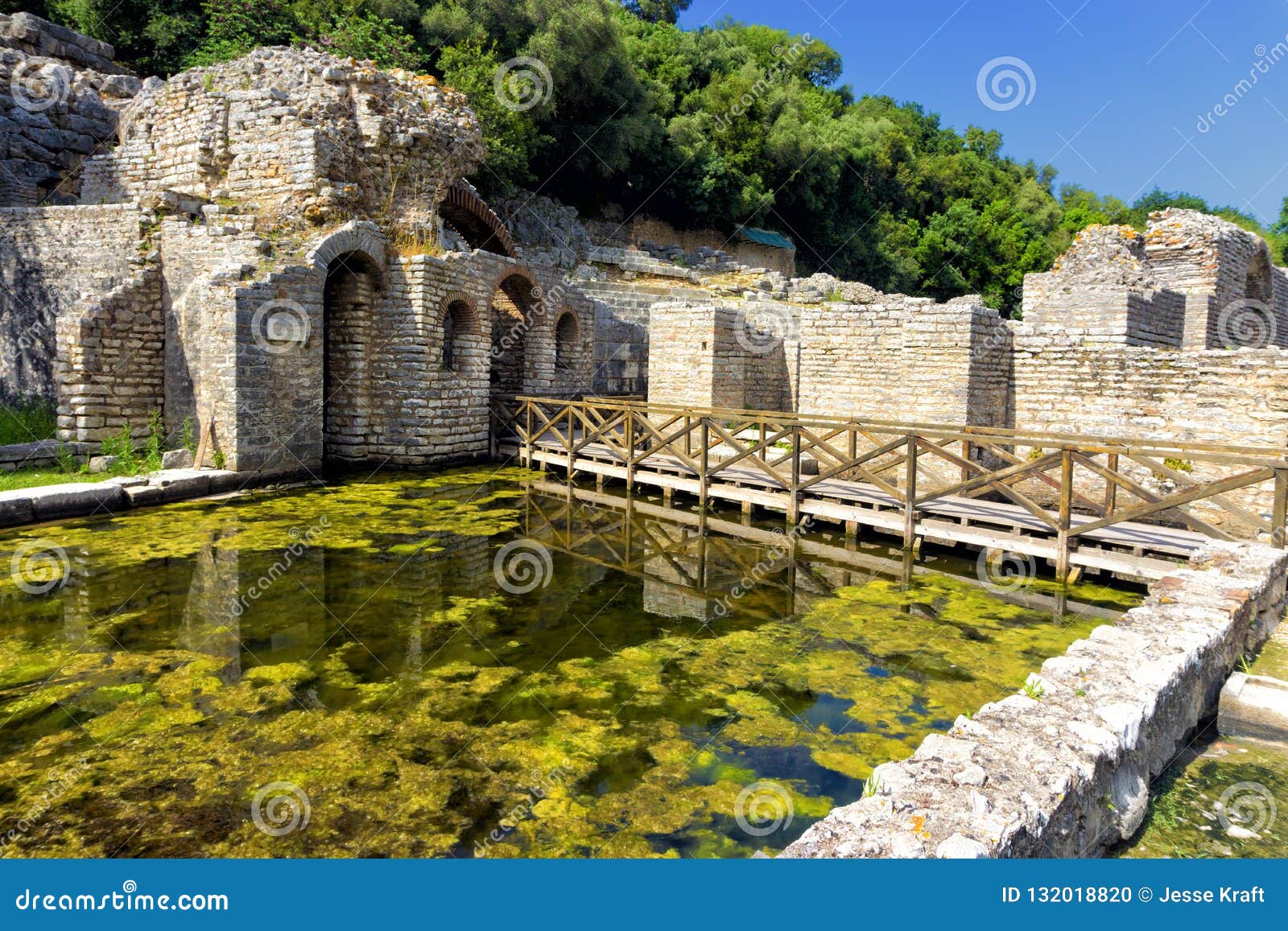 Ruins of Butrint, Albania stock photo. Image of city - 132018820