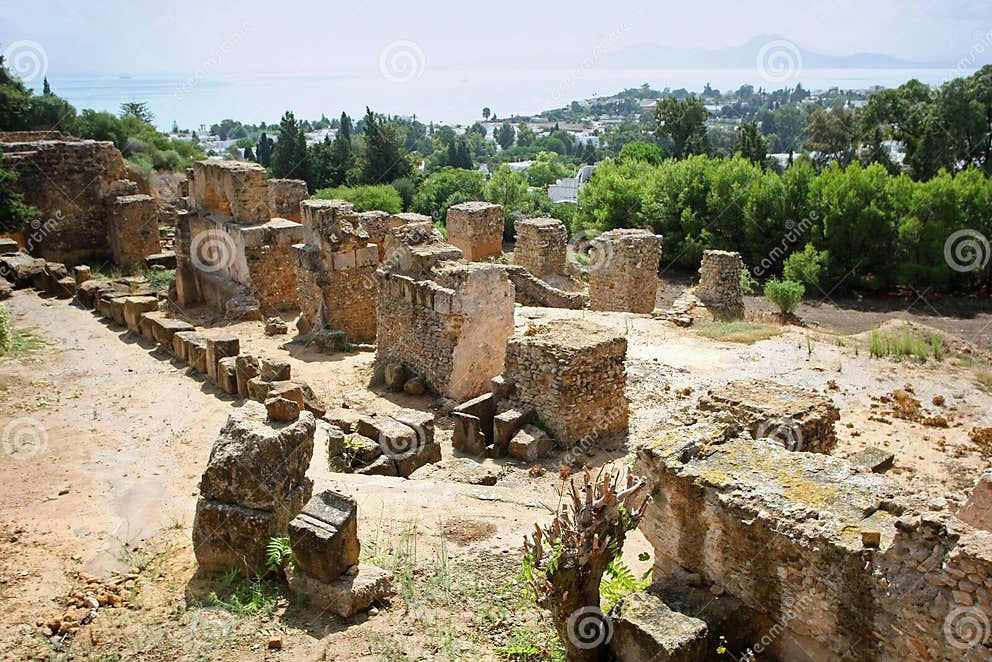 Ruins of Byrsa stock image. Image of byrsa, history, punic - 37629067