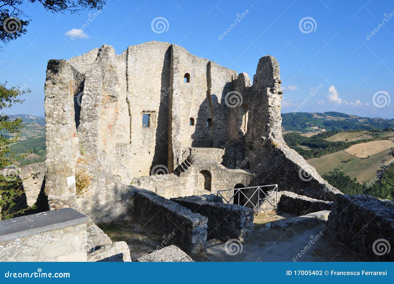 Ruins of Canossa stock photo. Image of fortress, reggiano - 17005402