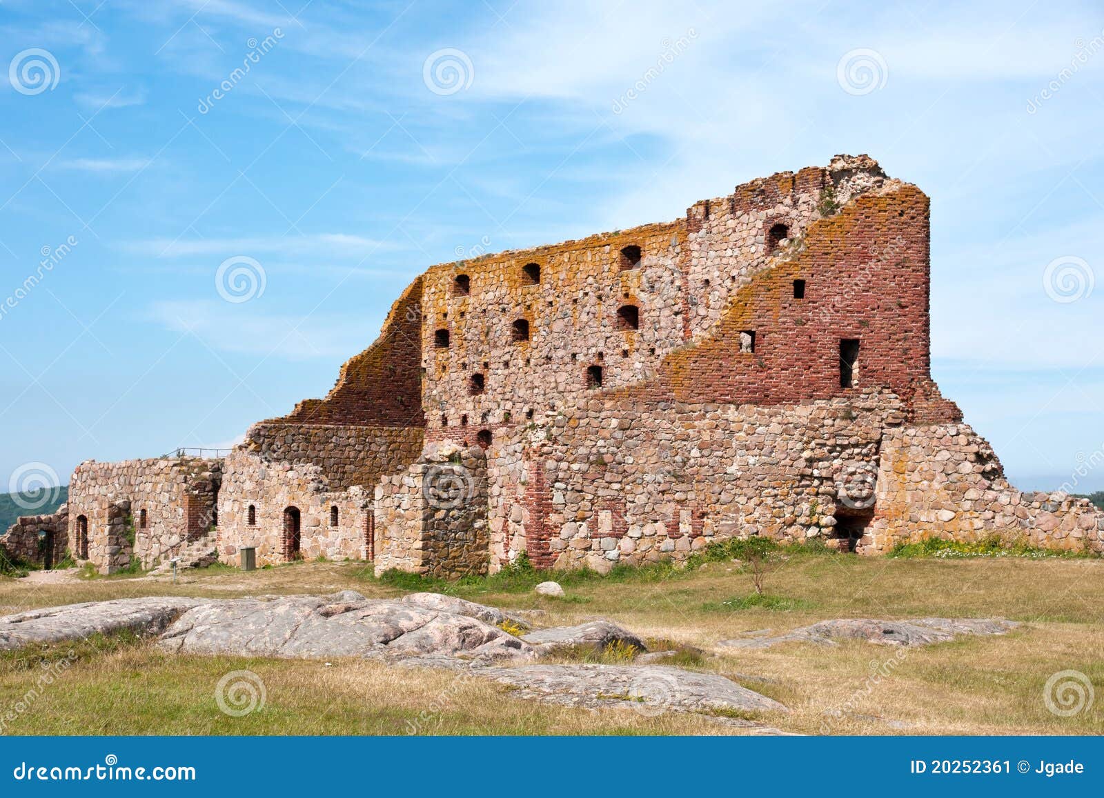 Ruins of castle stock image. Image of building, stronghold - 20252361