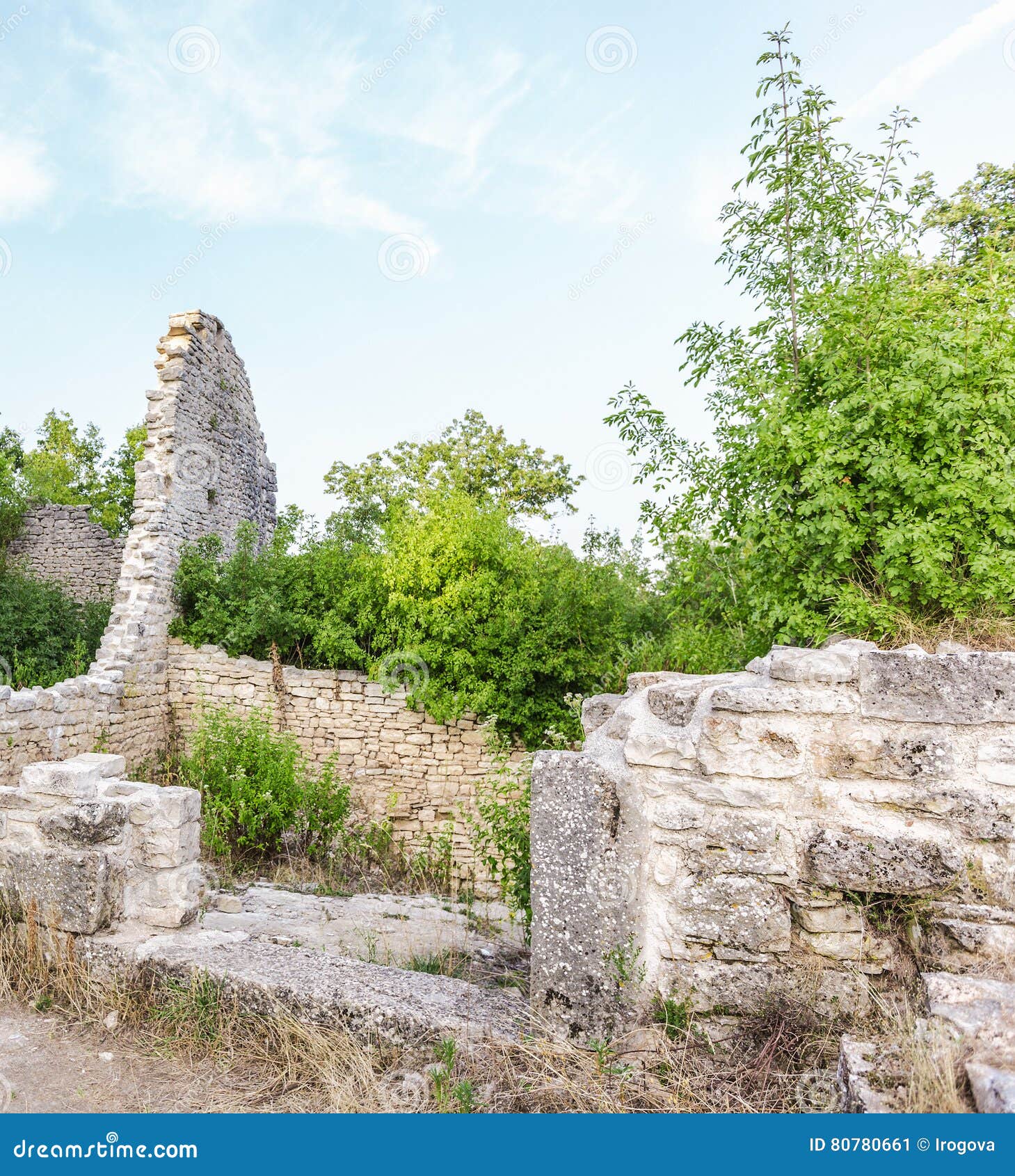 Ruins Of Dvigrad Or Castle Dvigrad, Kanfanar - Istria, Croatia ...