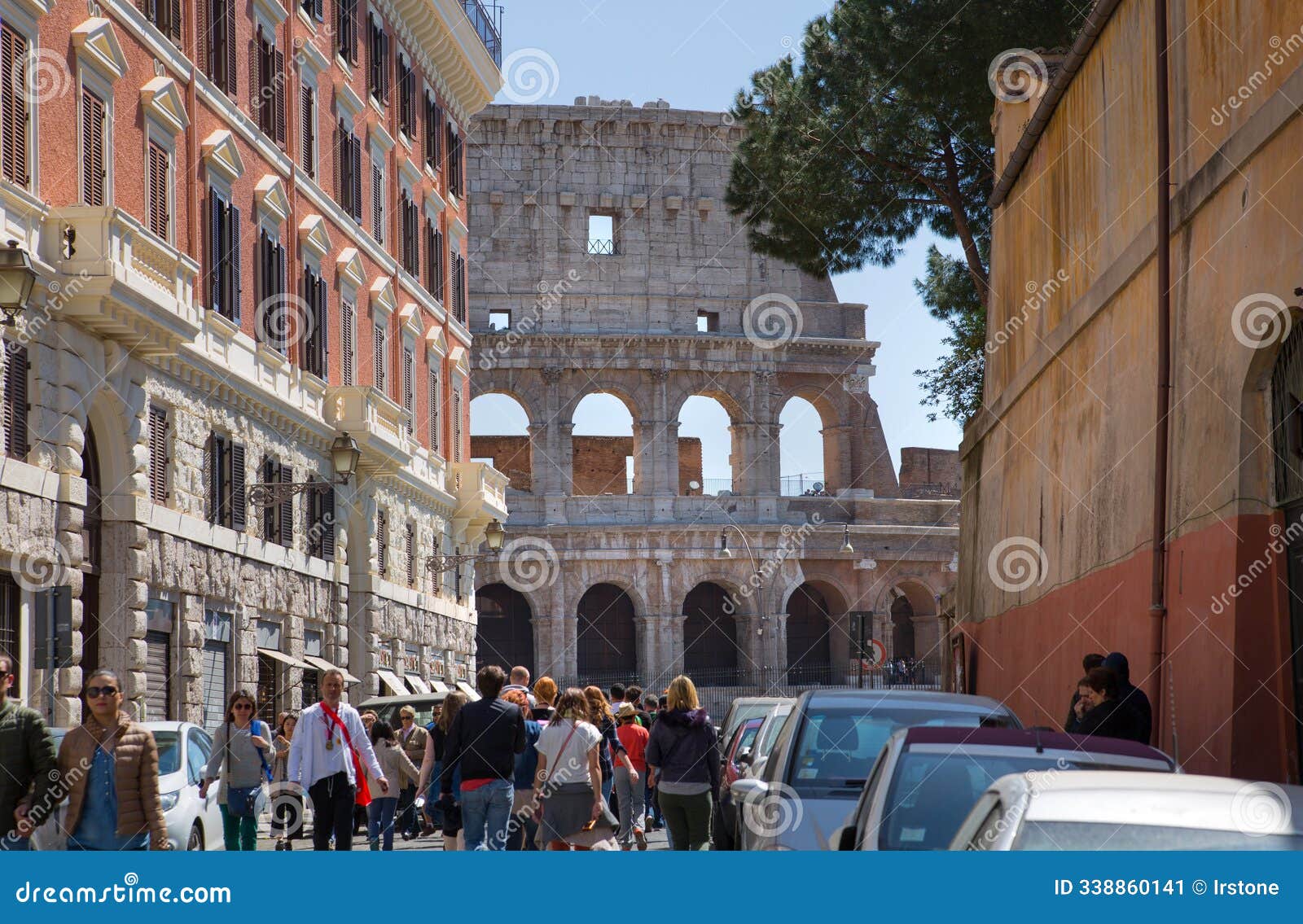 Ruins of Coliseum, Panoramic View Inside of Great Ancient Stadium ...