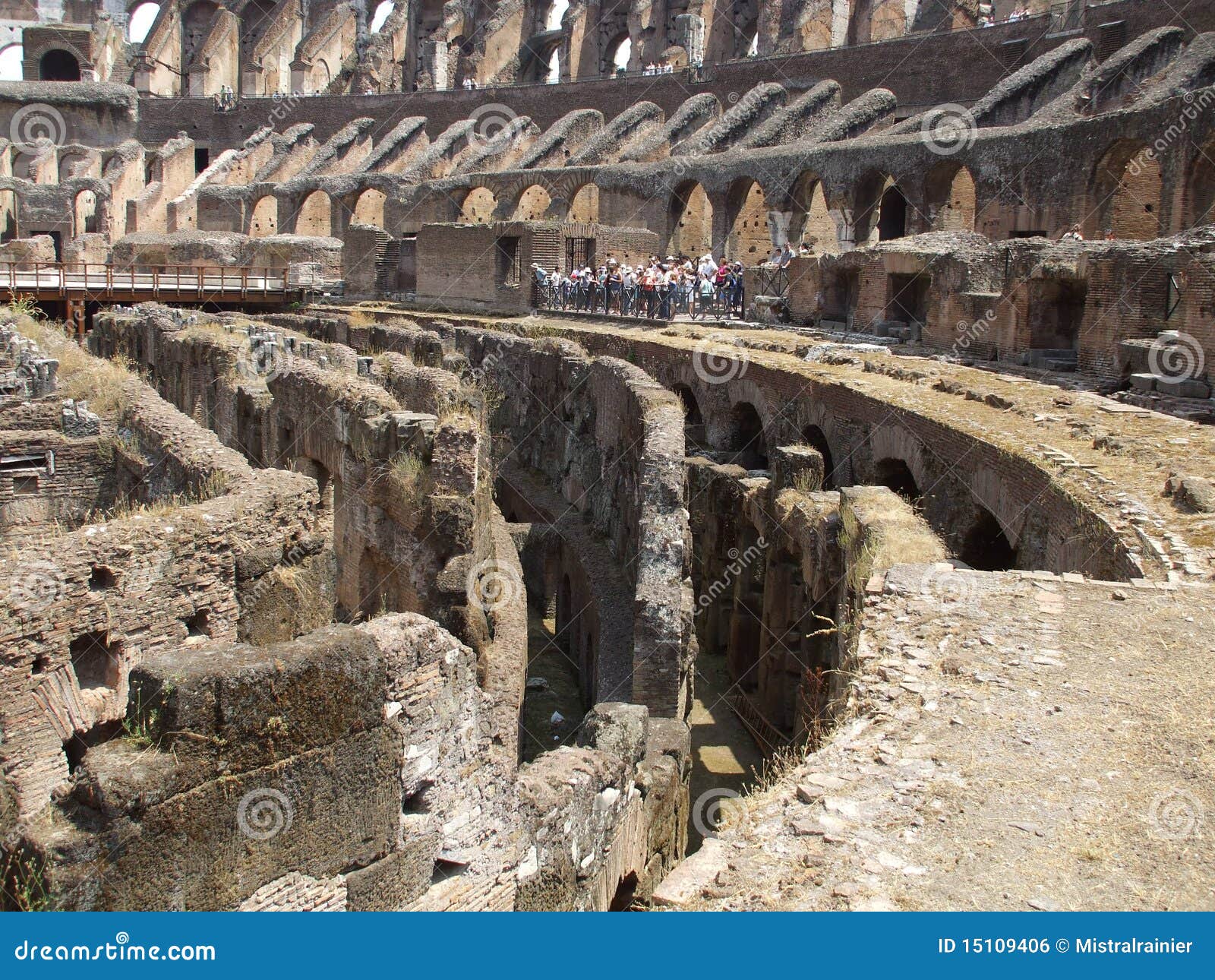 Ruins of the colosseum stock photo. Image of travel, place - 15109406