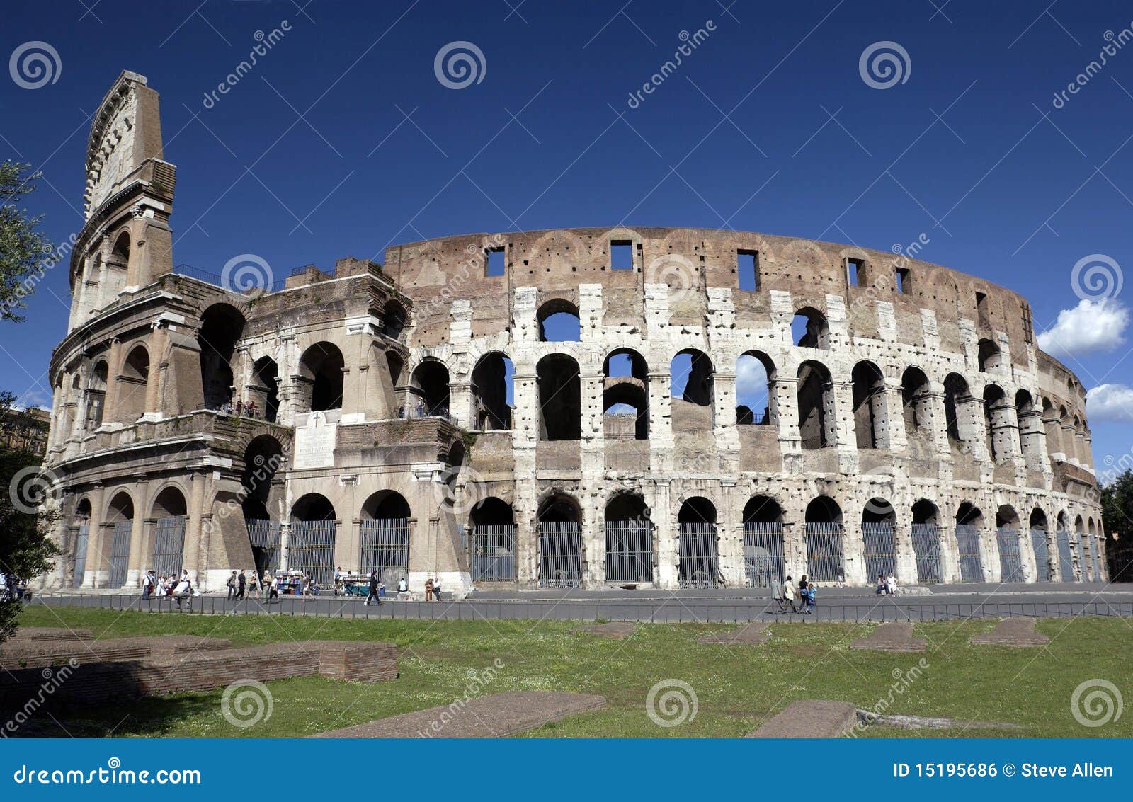 Ruins of the Colosseum in Rome - Italy Stock Photo - Image of history ...
