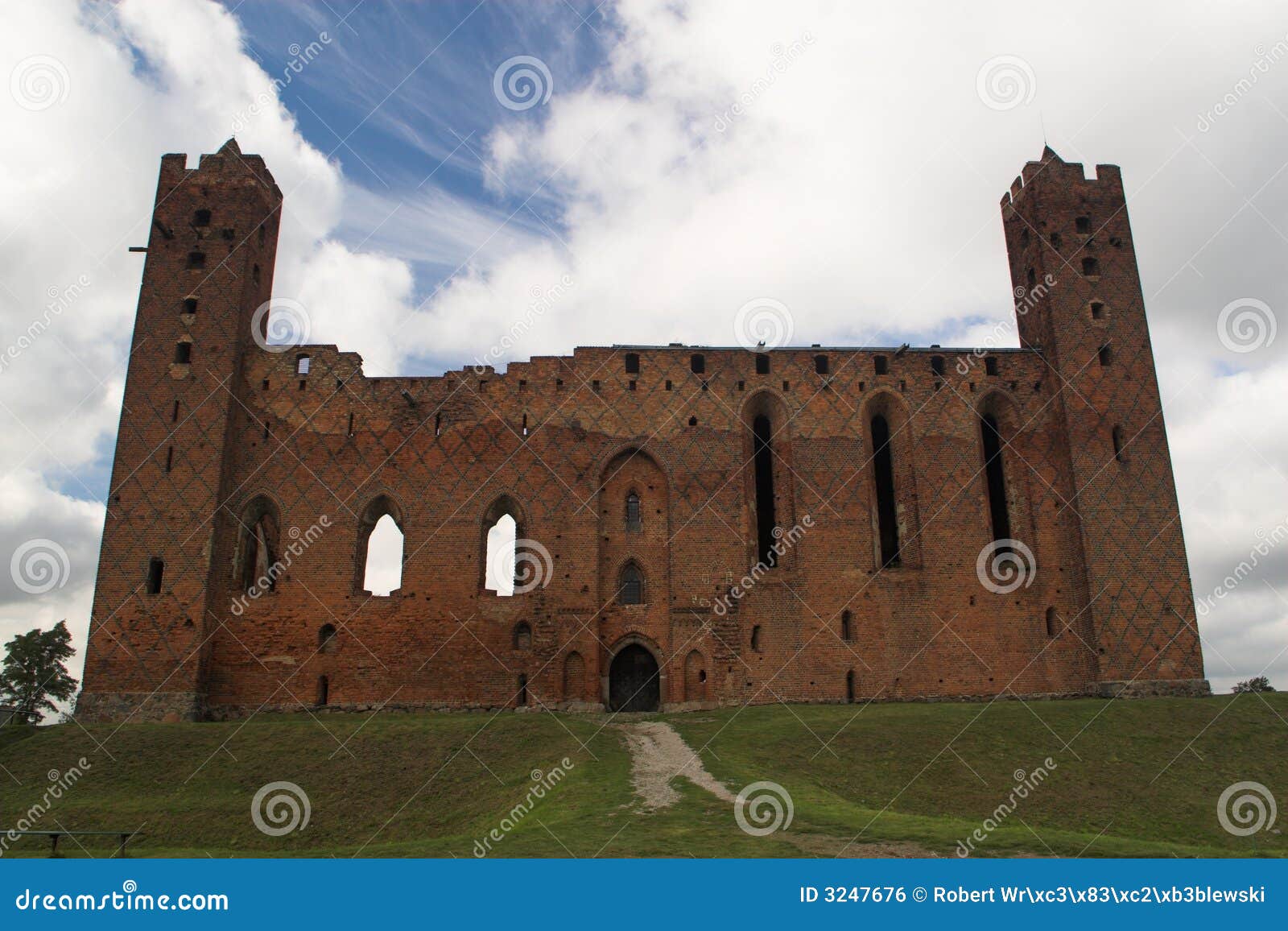 Ruins of crusader castle stock photo. Image of medieval - 3247676
