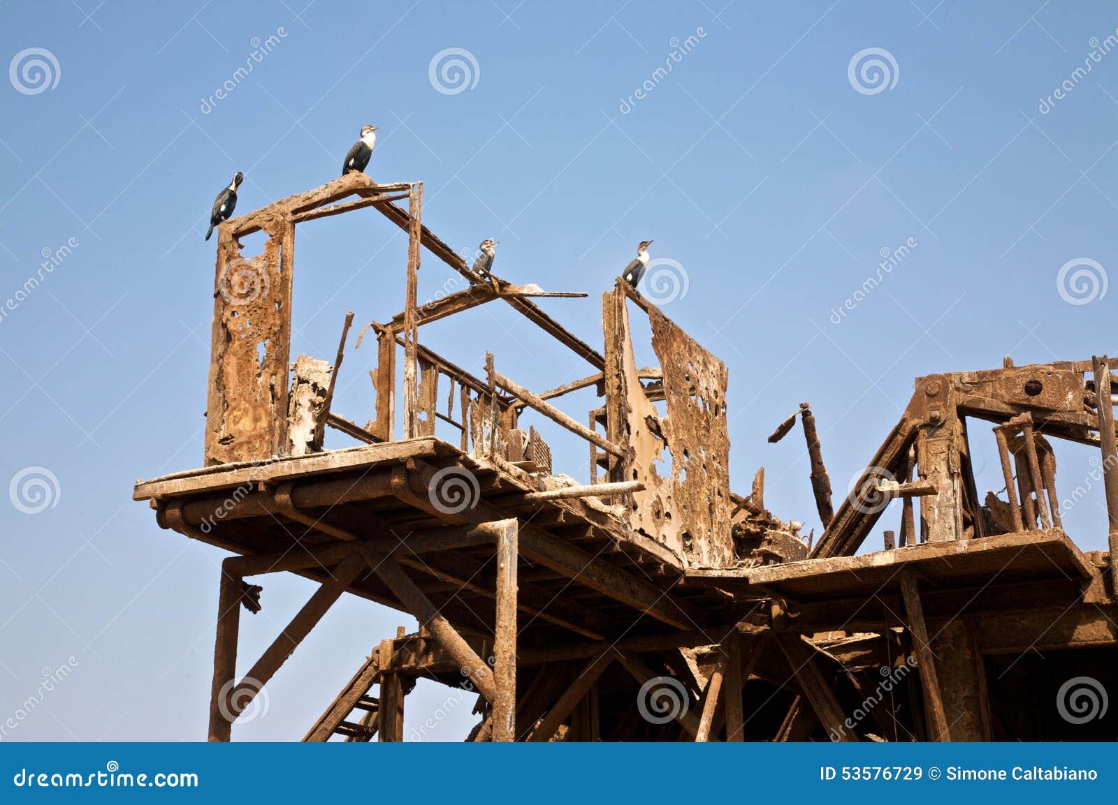 Ruins in the desert stock image. Image of sand, drought - 53576729