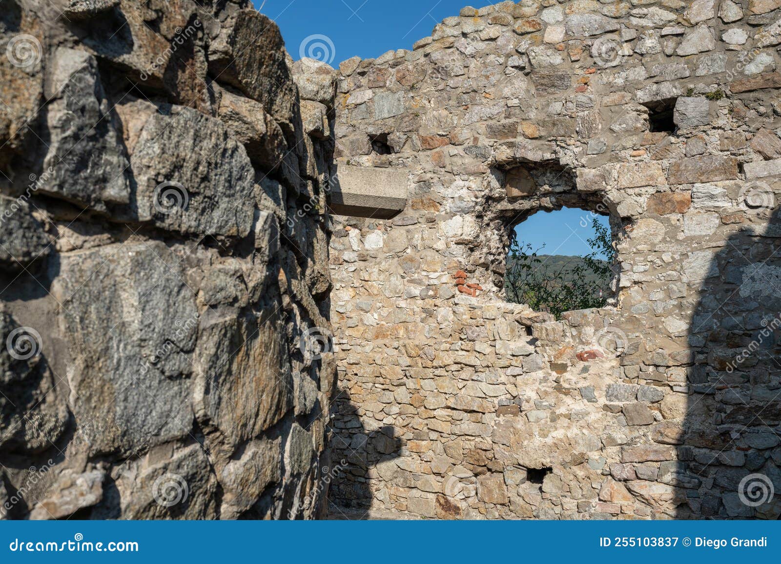 Ruins of Devin Castle - Bratislava, Slovakia Stock Image - Image of ...
