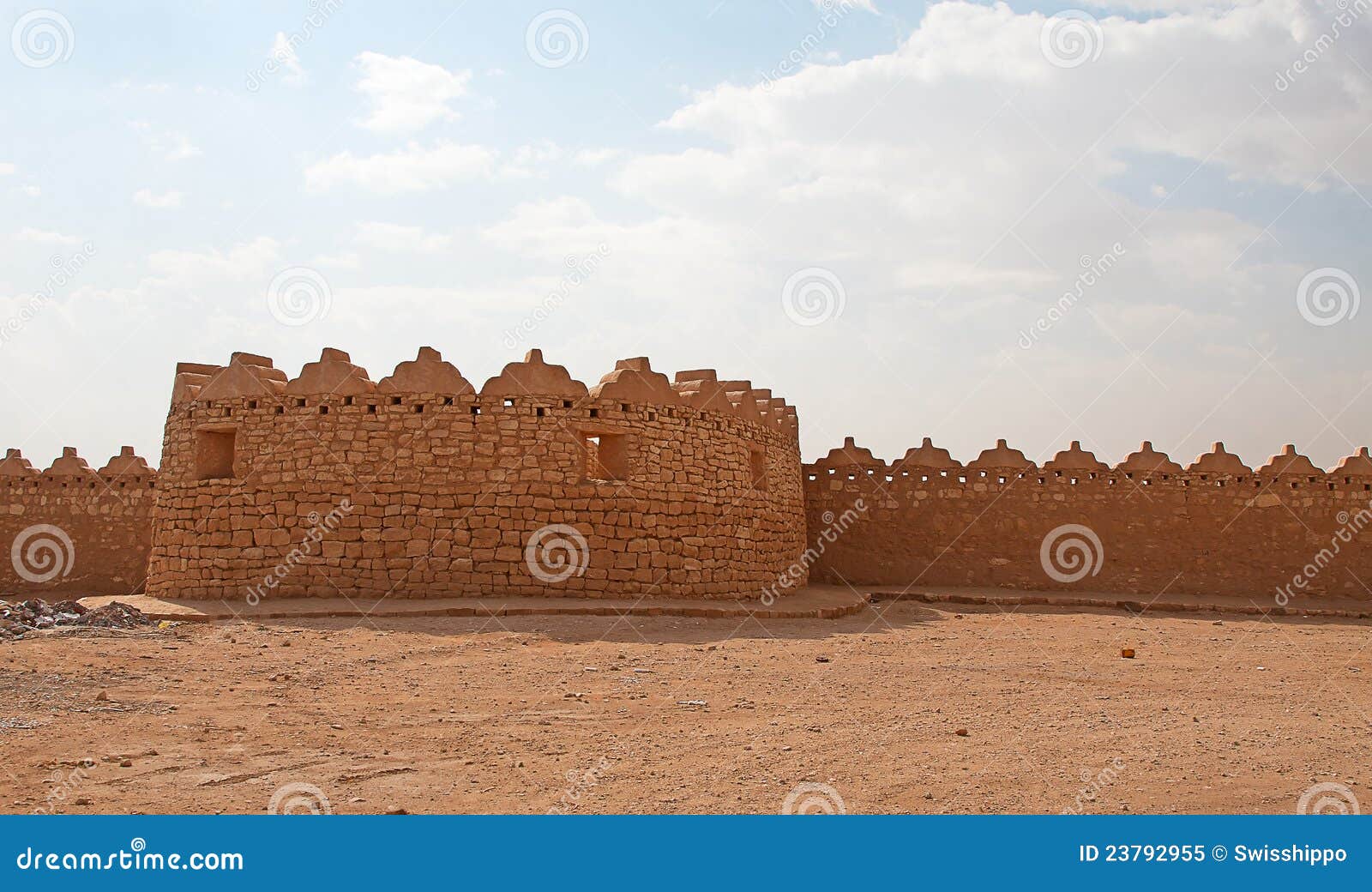 Ruins of Diriyah stock image. Image of place, riyadh - 23792955