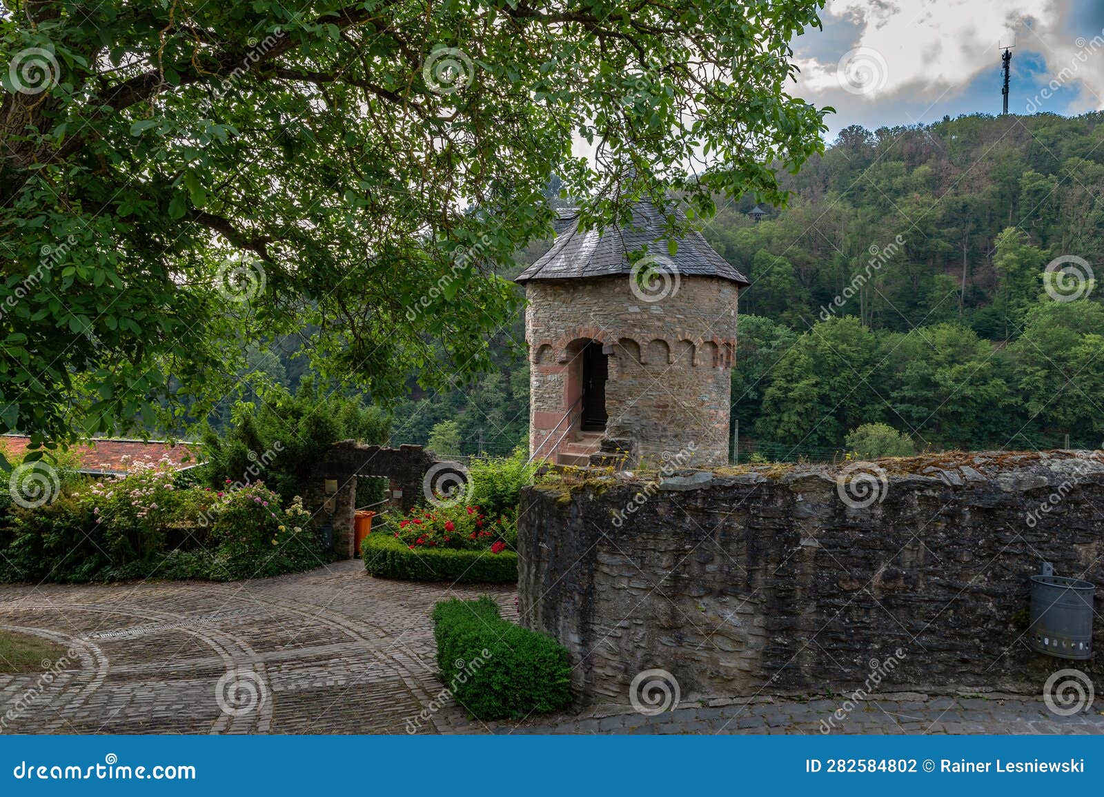 The Ruins of Eppstein Castle, Hessen, Germany Stock Photo - Image of ...