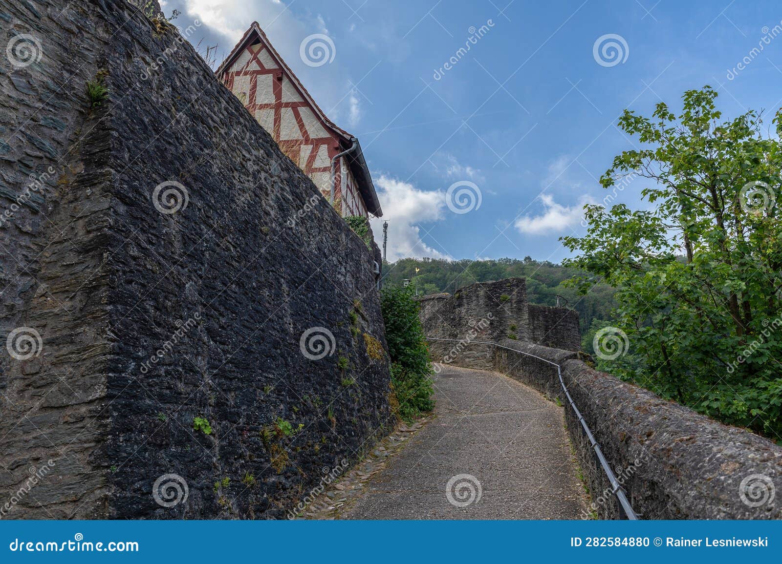The Ruins of Eppstein Castle, Hessen, Germany Stock Photo - Image of ...