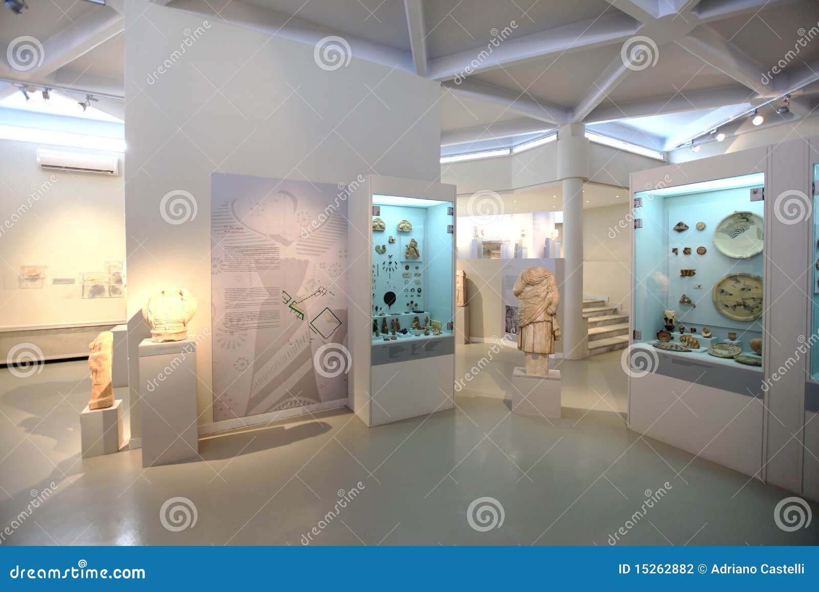 Ruins Exhibition, Archeological Museum of Thassos Editorial Photography ...