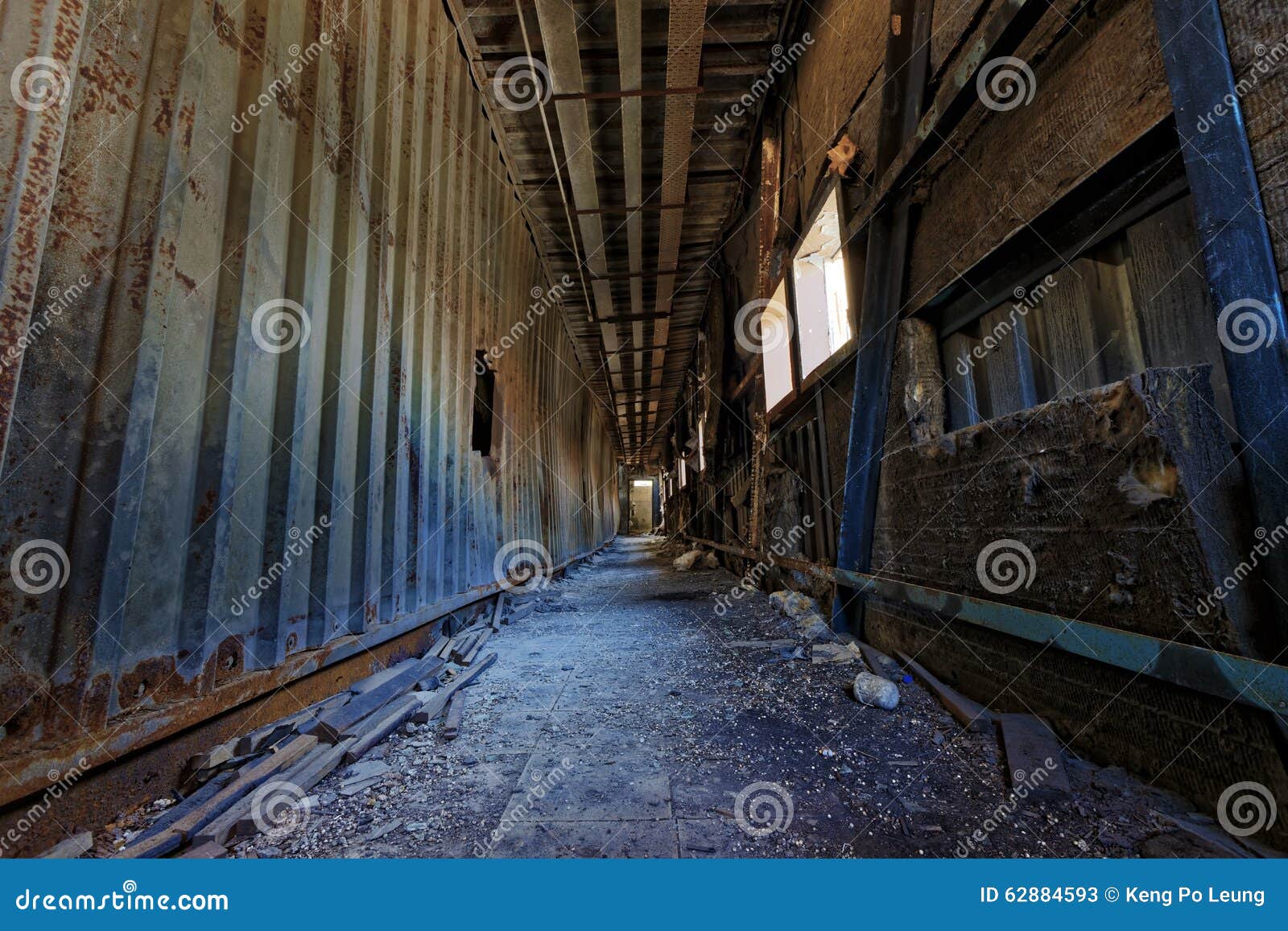 Ruins factory damage stock image. Image of broken, aged - 62884593