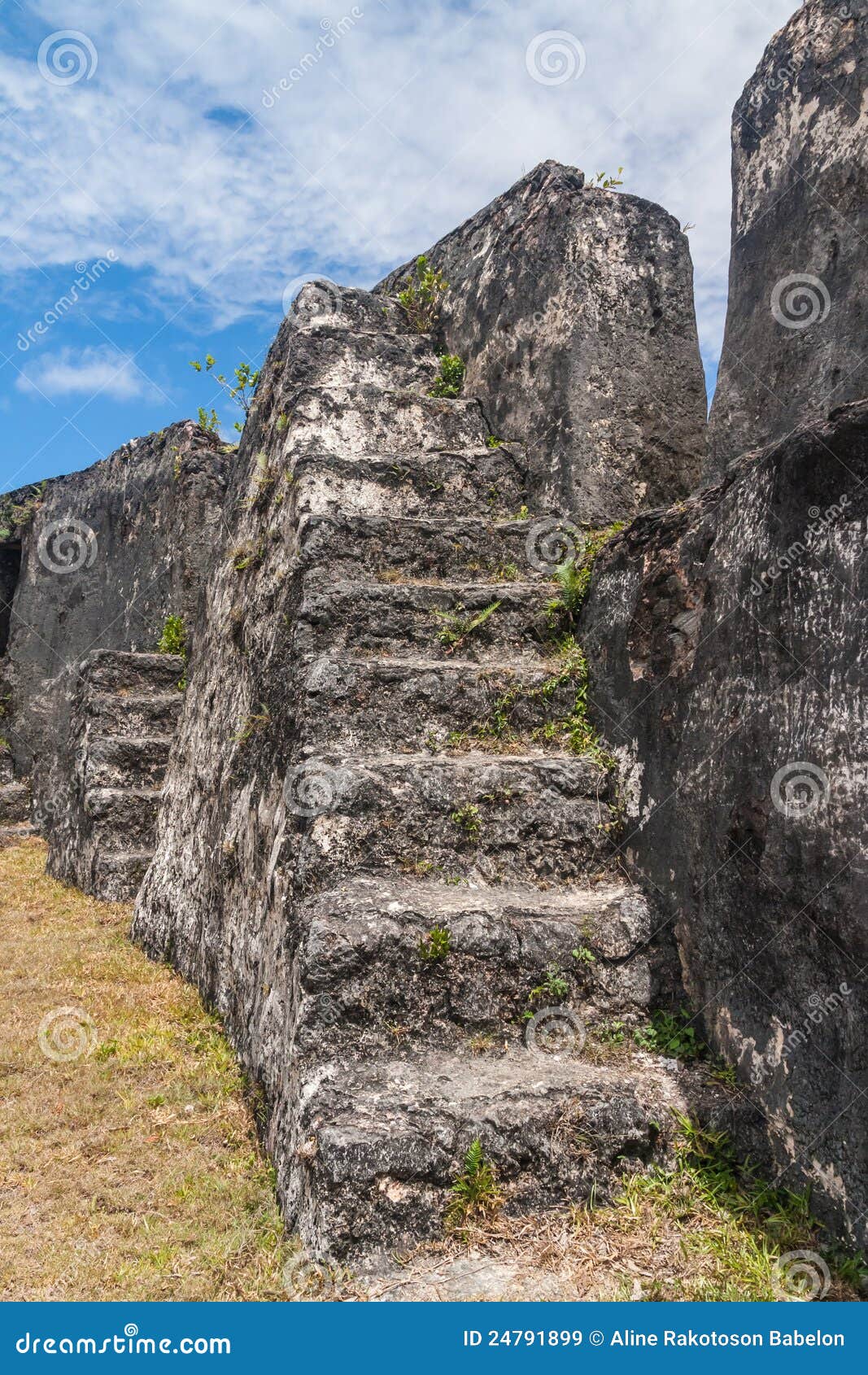 Ruins of fortification stock image. Image of fort, archeology - 24791899