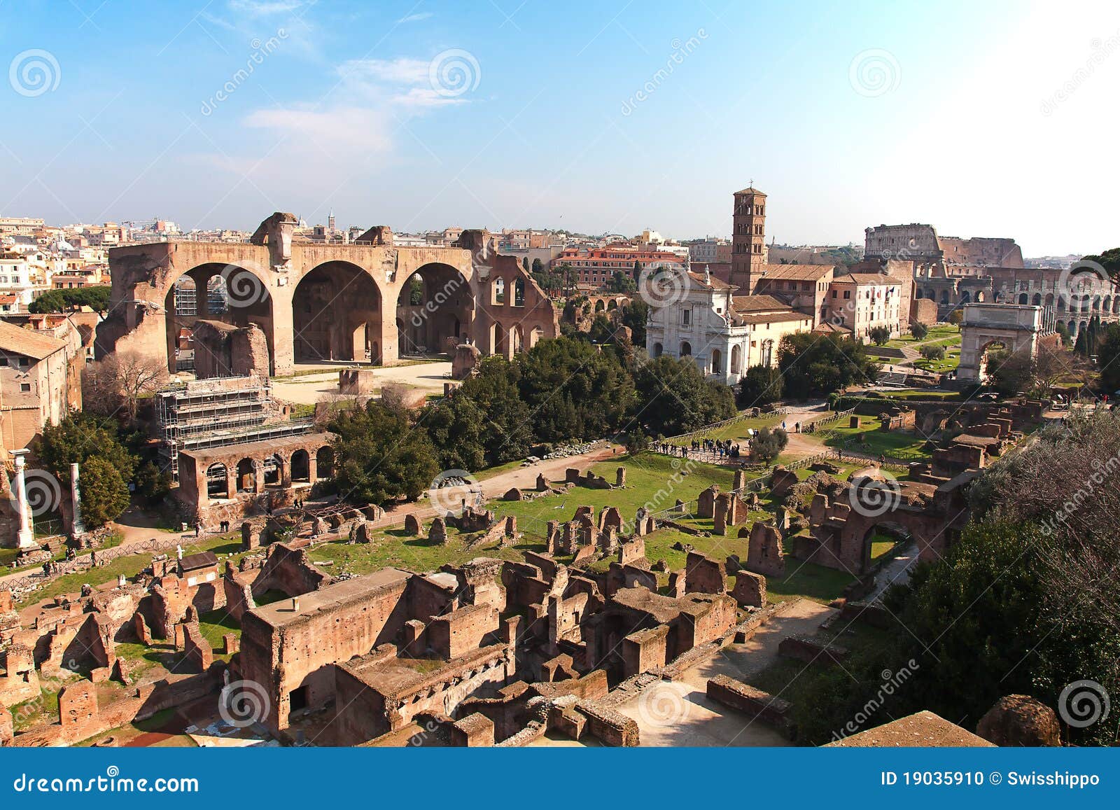 Ruins of the forum stock photo. Image of pagan, ancient - 19035910
