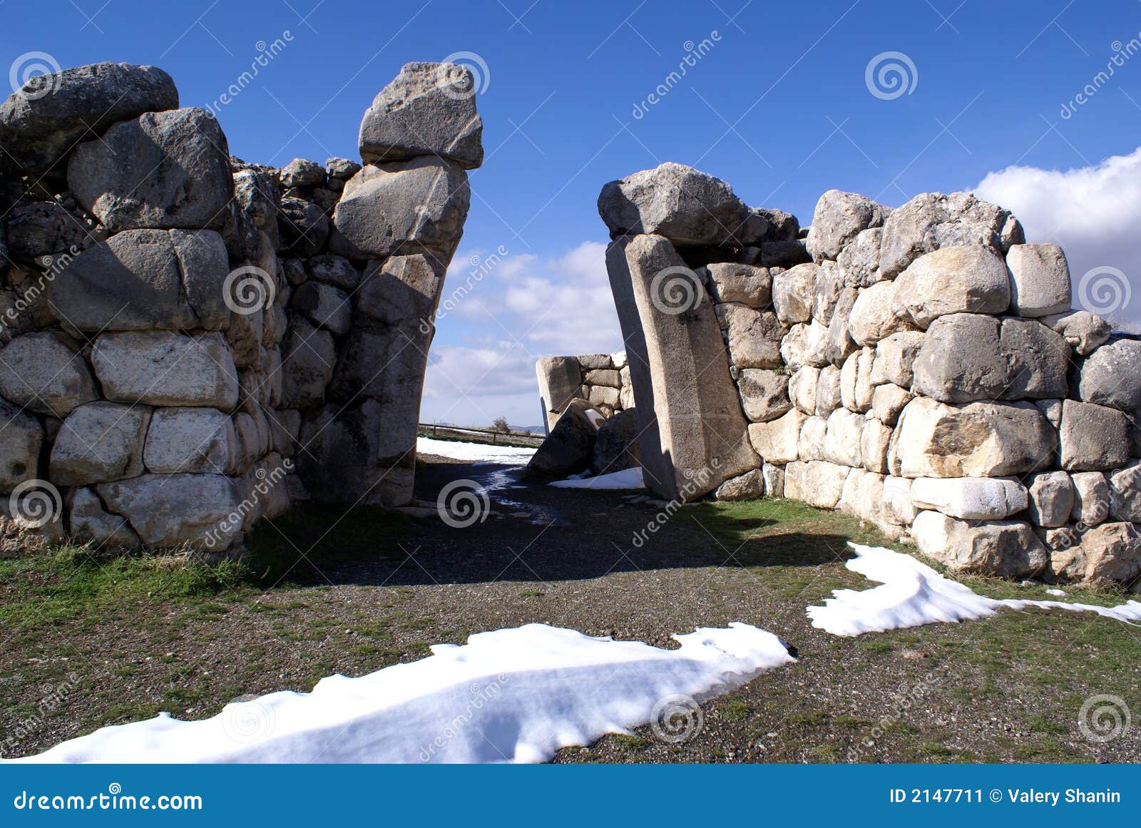 Ruins and gate stock image. Image of protection, obsolete - 2147711