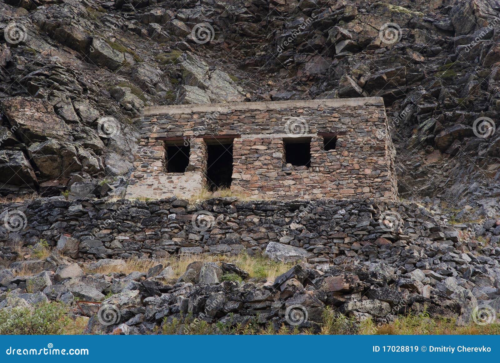 Ruins of the German Military Headquarters. Russia Stock Image - Image ...