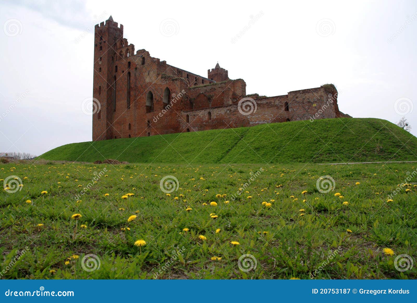 Ruins of gothic castle stock image. Image of ruins, bastille - 20753187