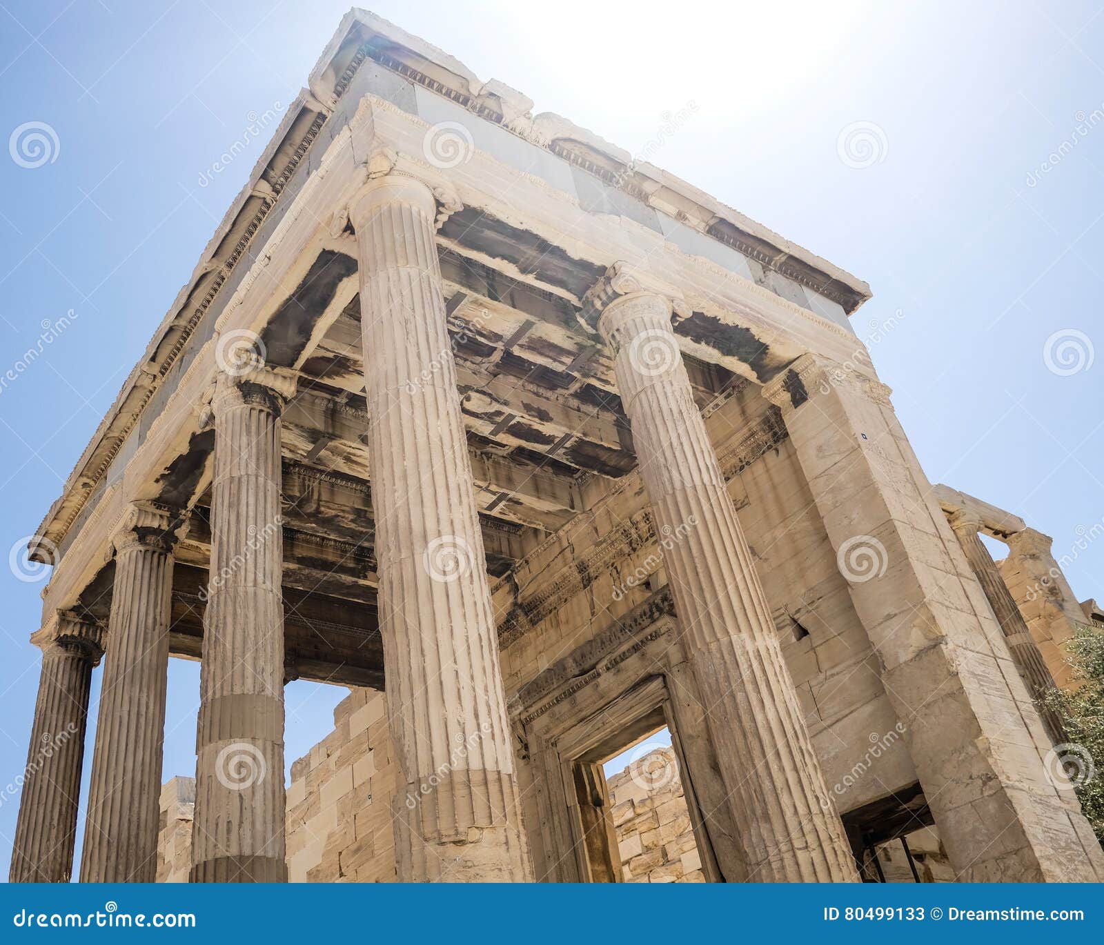 Ruins of the Greece stock image. Image of greek, landscape - 80499133