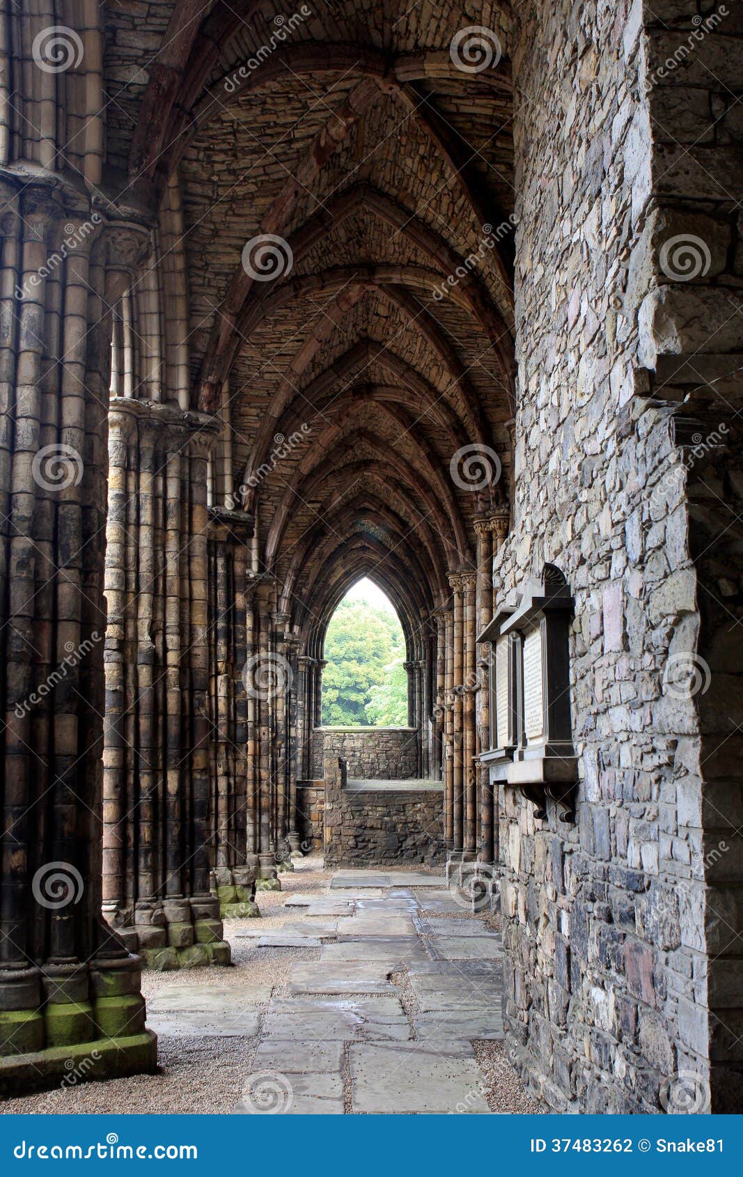 Ruins of Holyrood Abbey, Edinburgh Stock Photo - Image of outdoor ...
