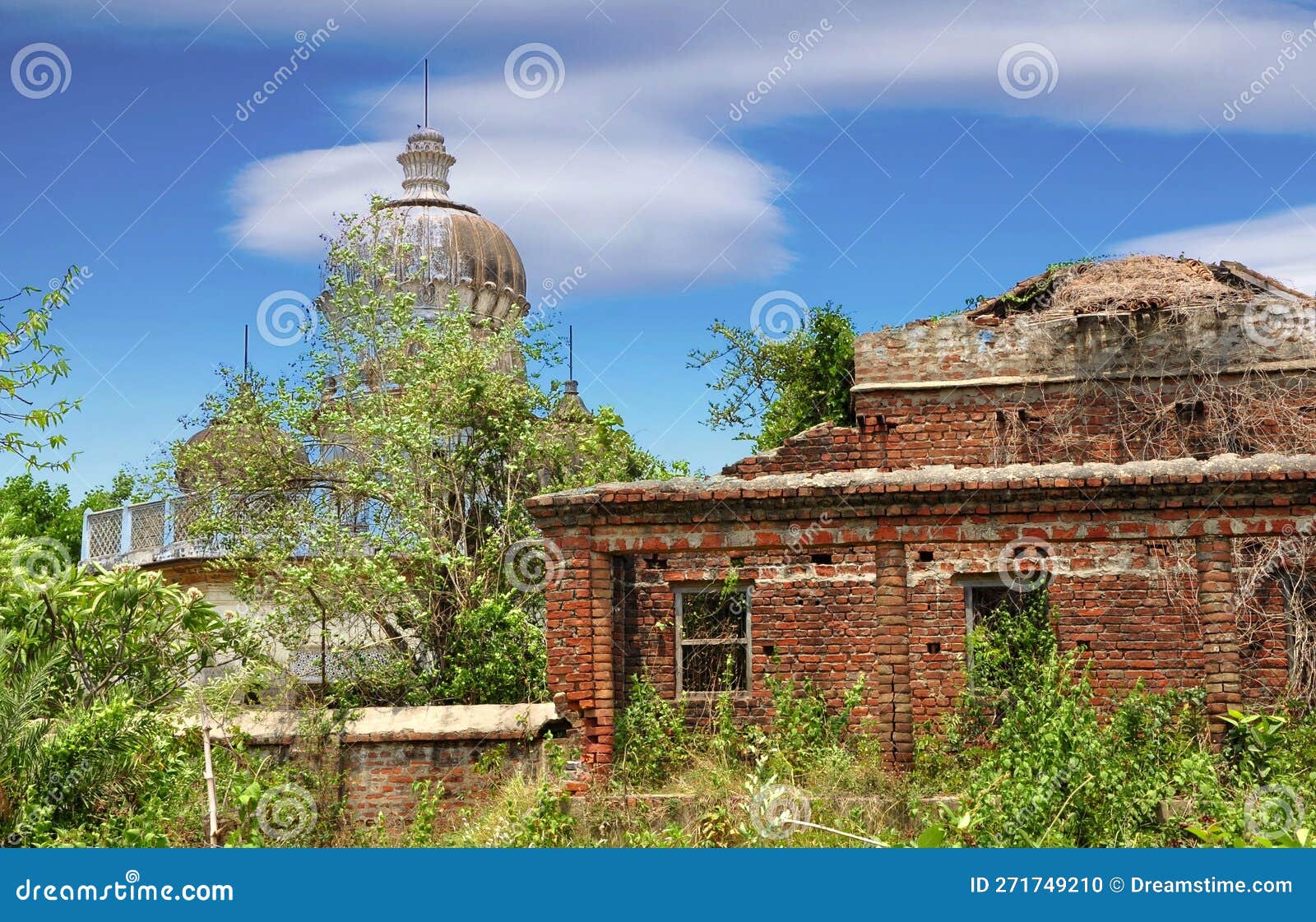 The Ruins of a Human Habitation Stock Photo - Image of chapel ...