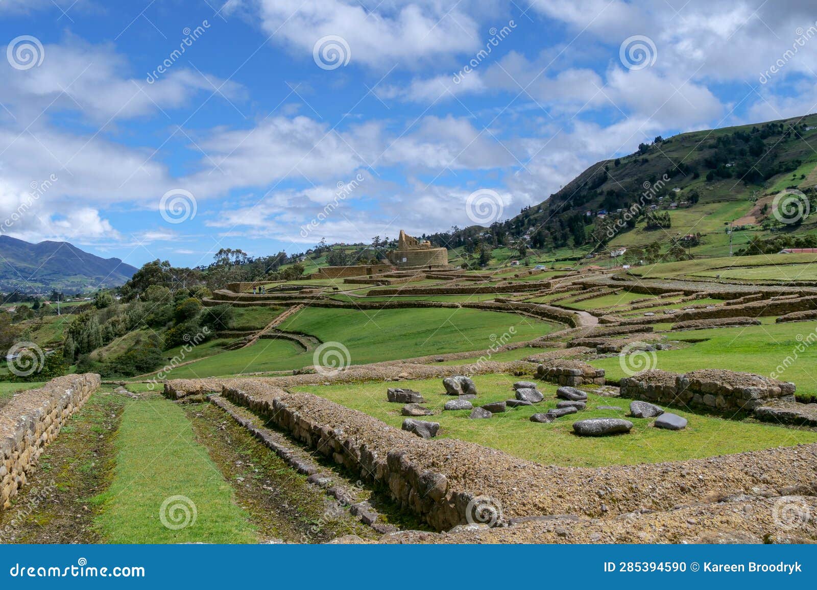 Ruins of Ingapirca, Ecuador. Unesco World Heritage Site Stock Photo ...